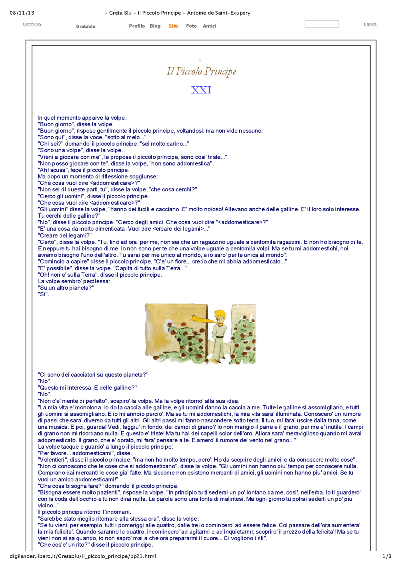 Il Piccolo Principe Docsity