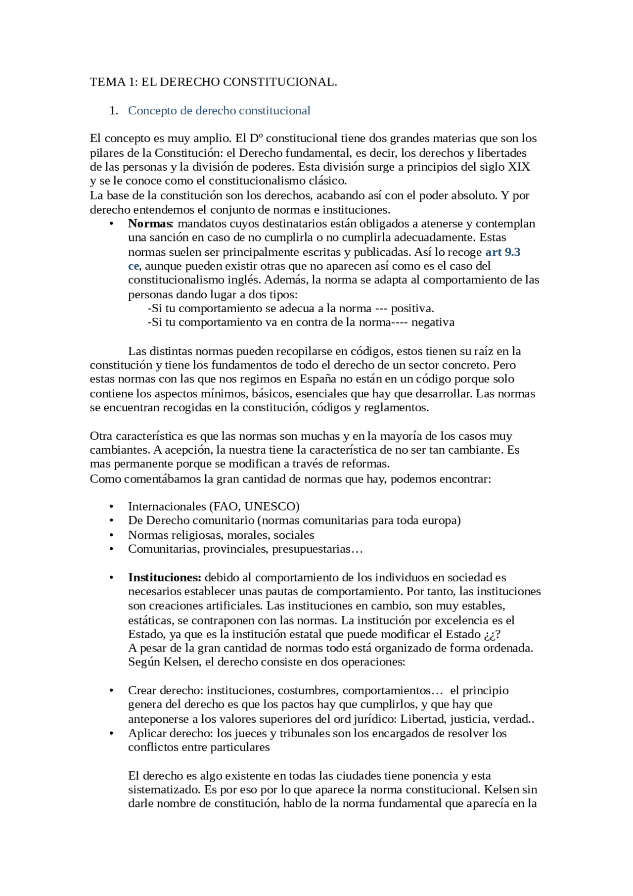Derecho Constitucional Docsity