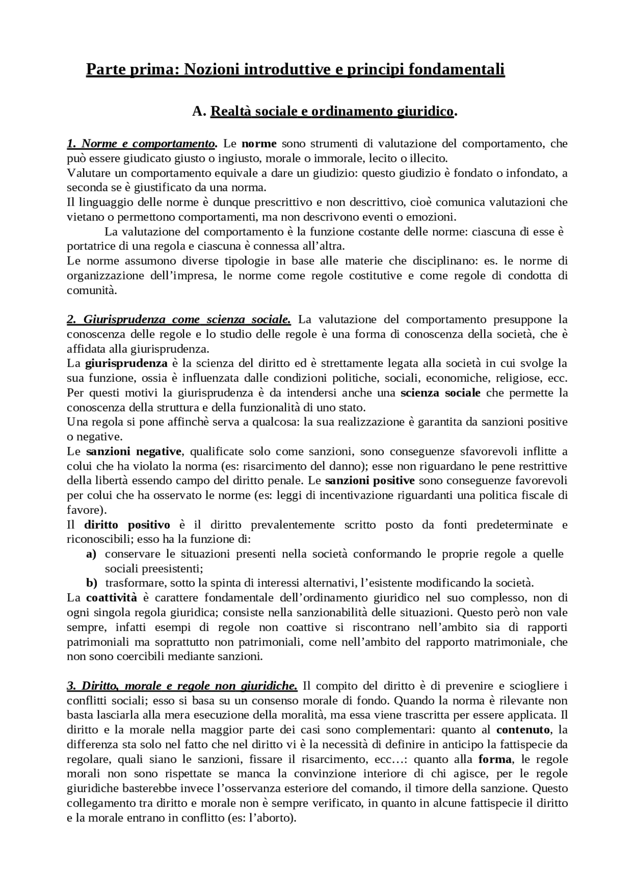 Riassunto Manuale Di Diritto Civile Docsity