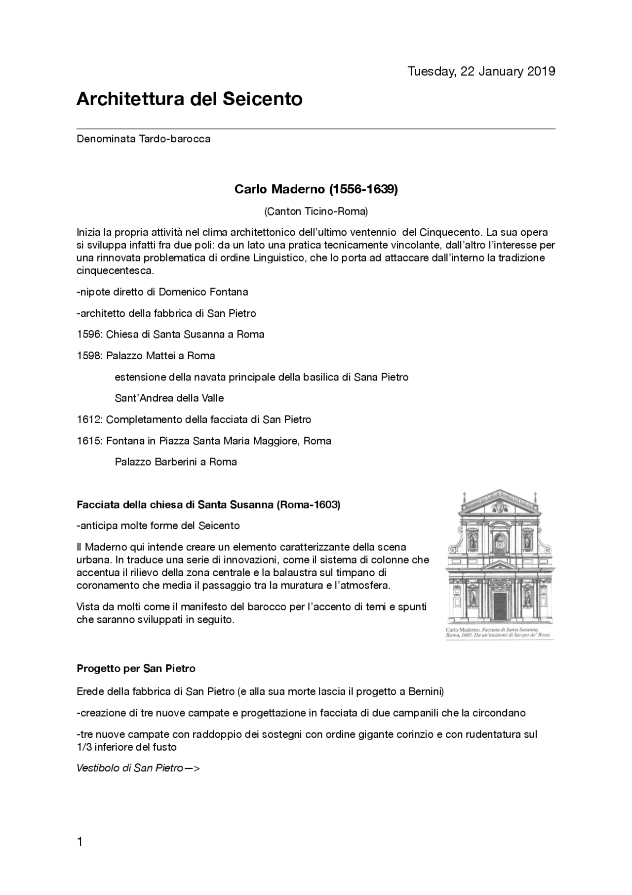 Architettura Del Seicento Docsity