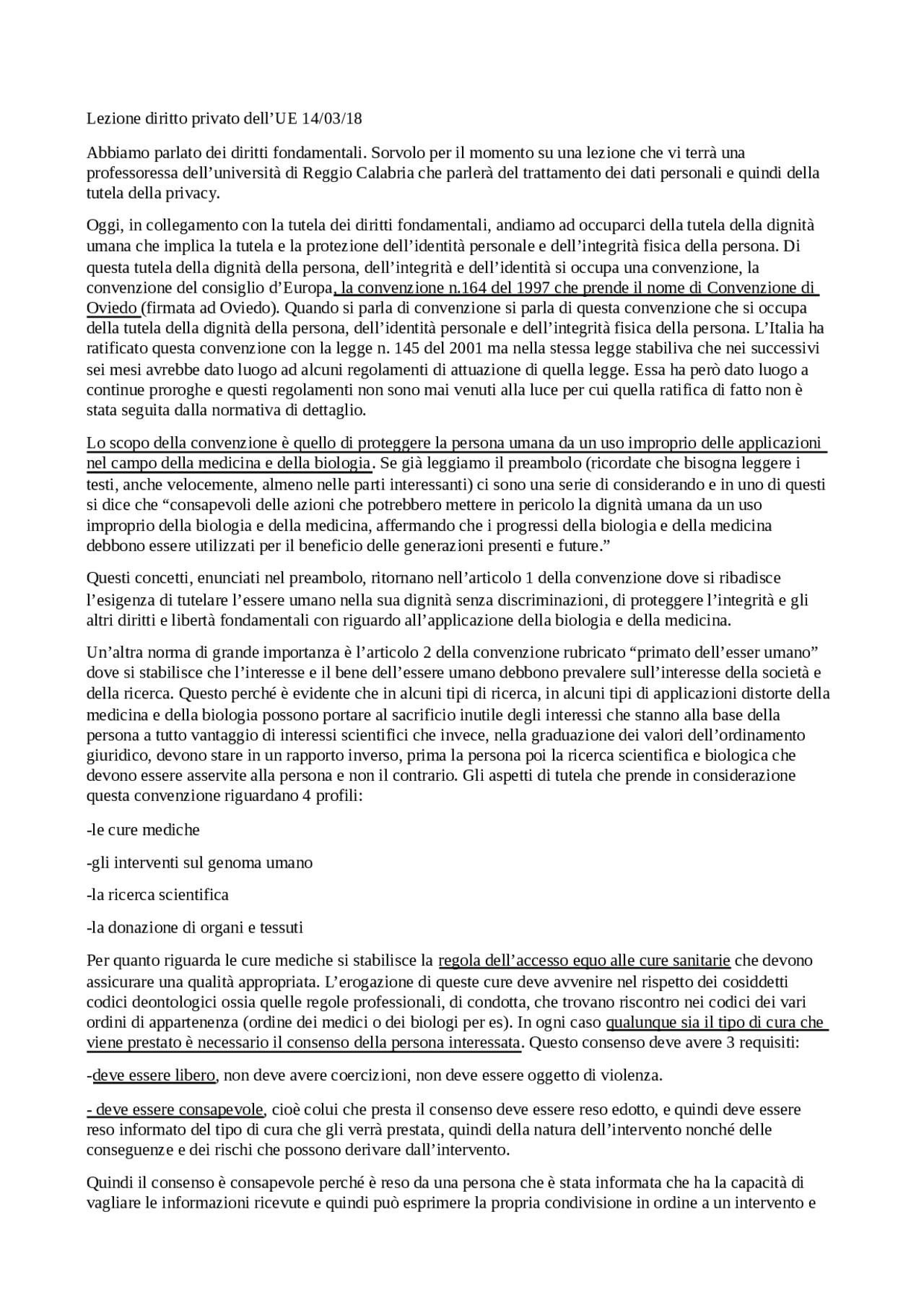 Diritti Fondamentali Docsity
