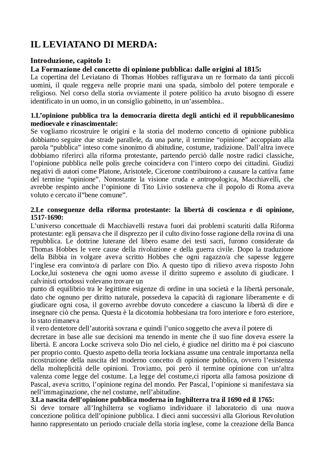 Il Leviatano Invisibile Docsity