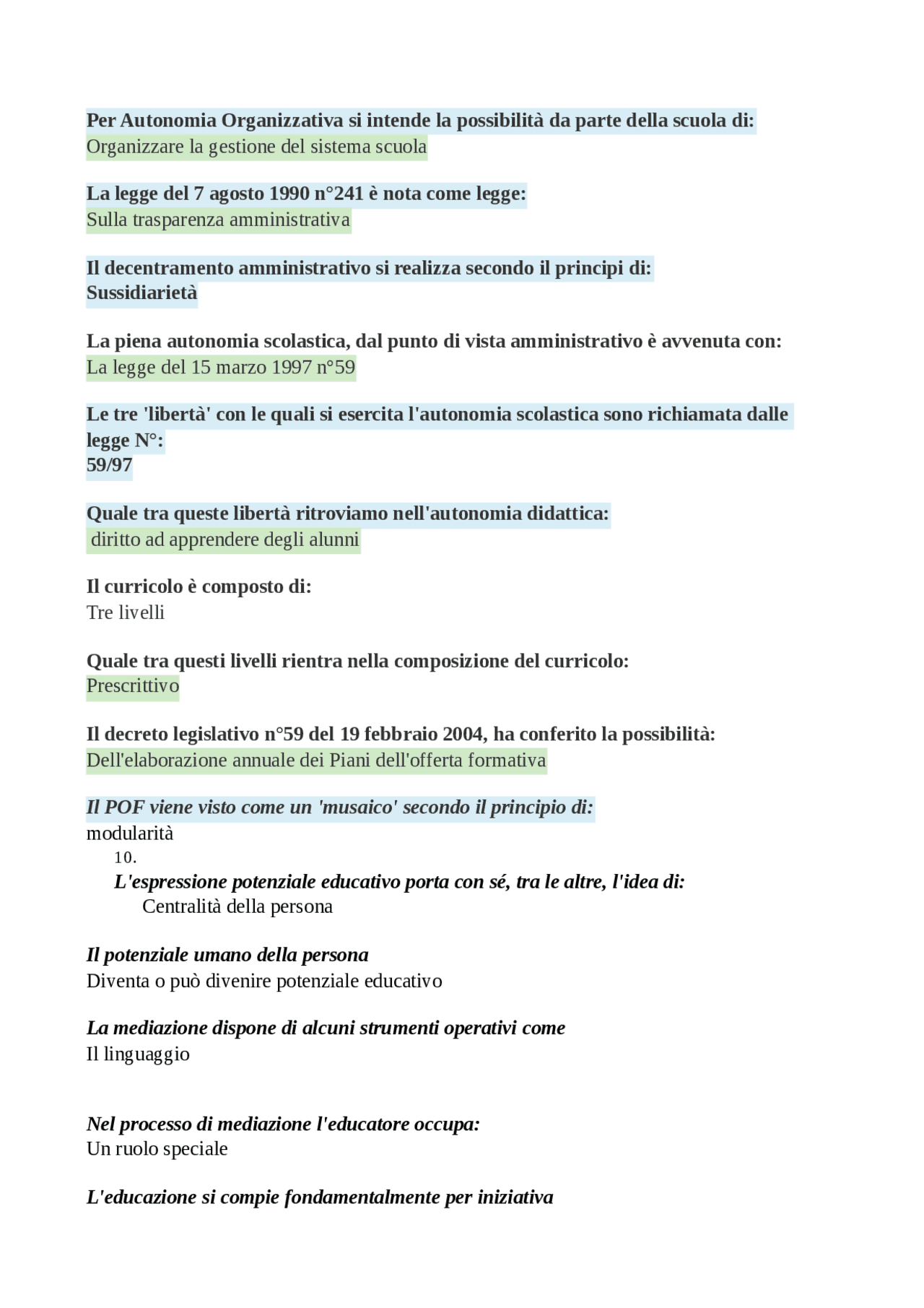 Didattica Dellinclusione Docsity