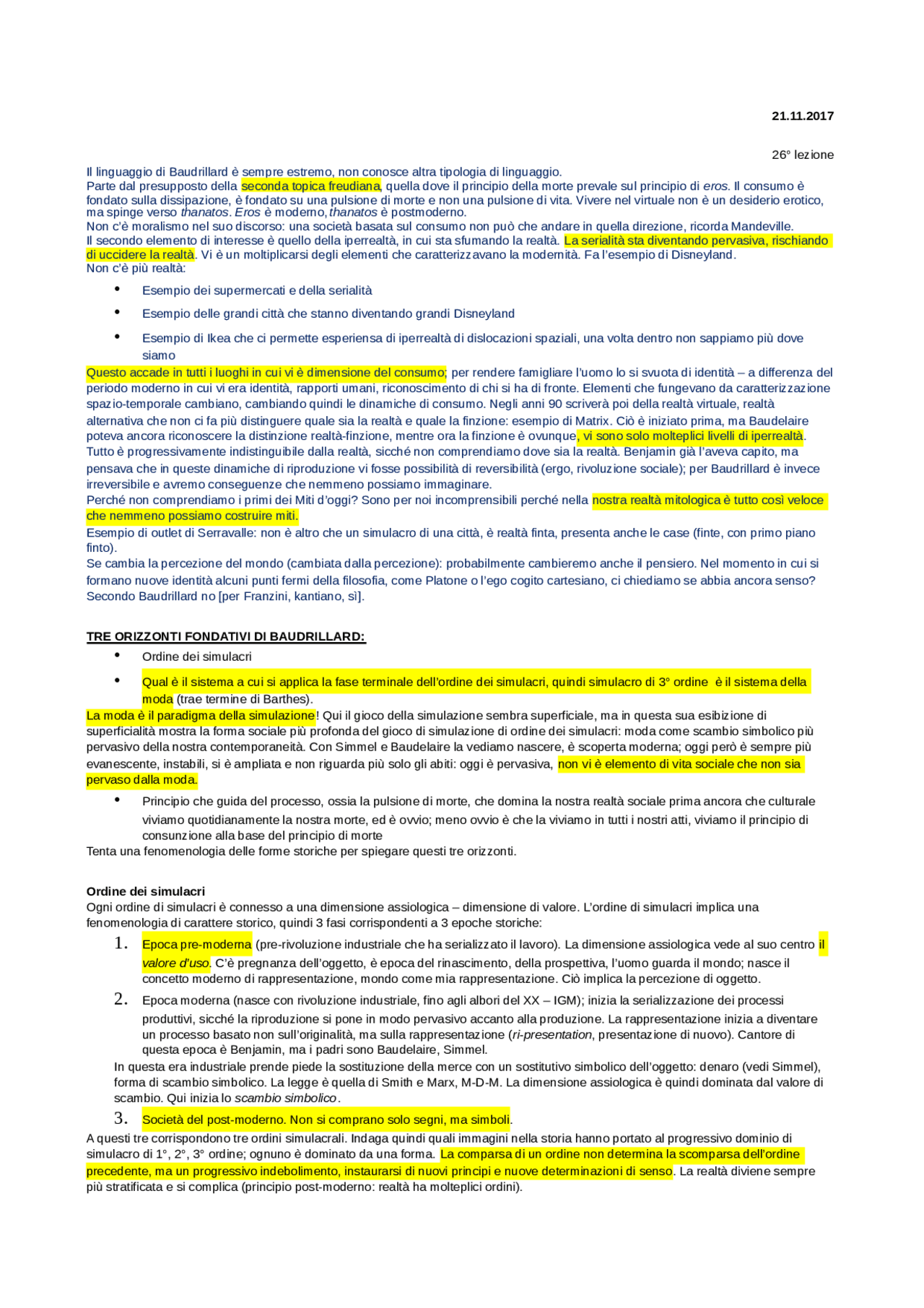 Estetica Degli Oggetti 24 Lezione Docsity