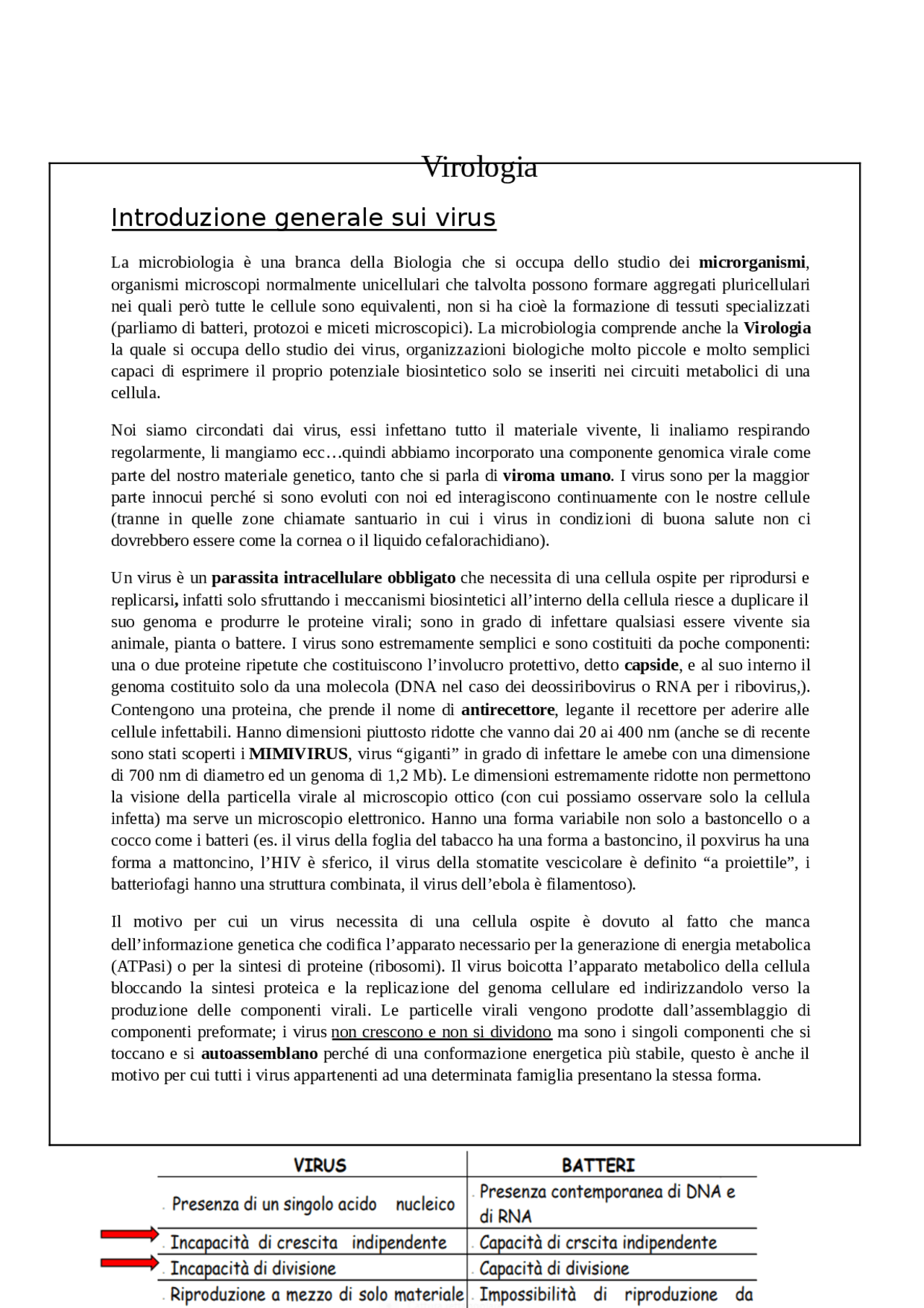 Appunti Di Virologia Docsity
