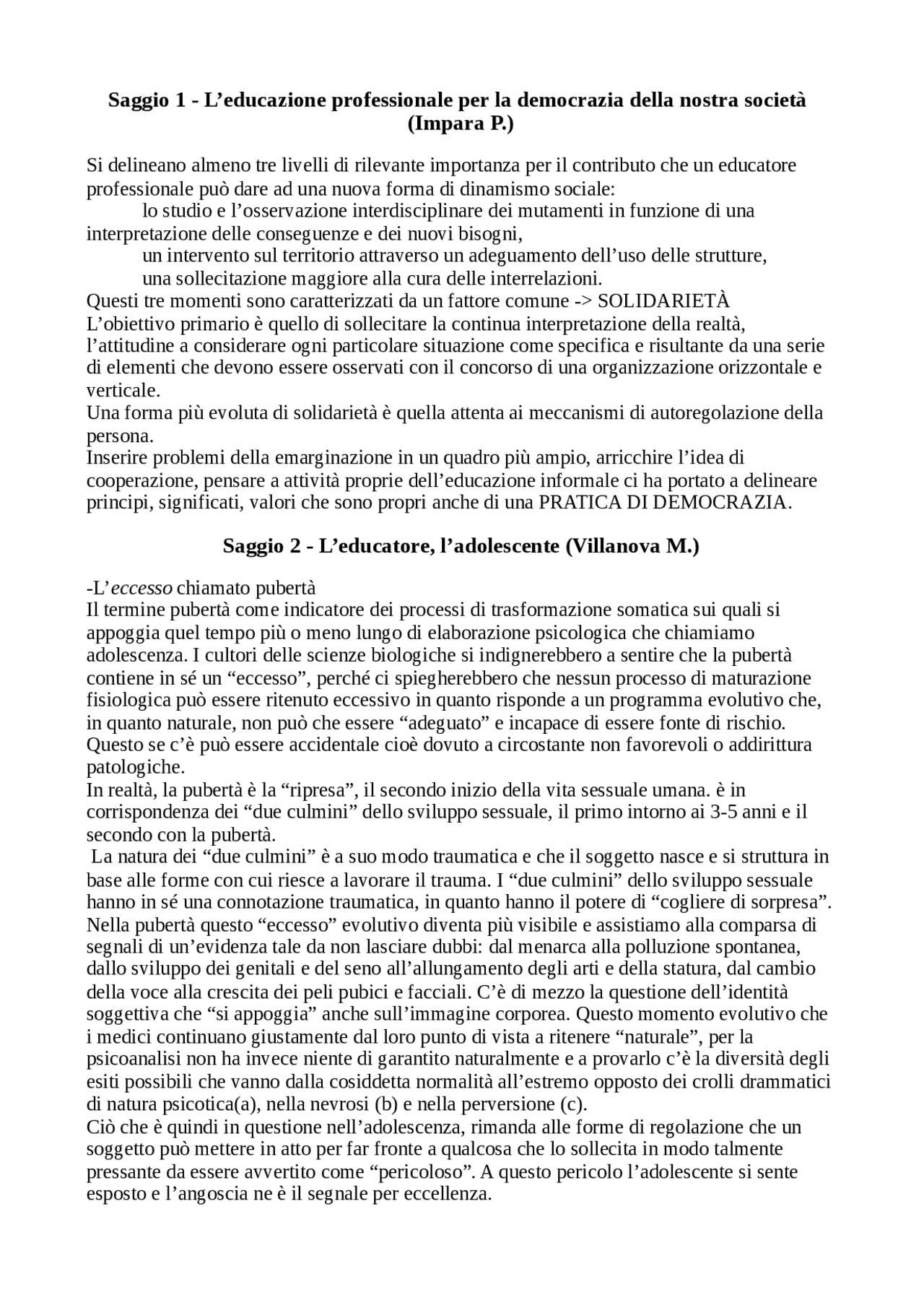 Rivista N3 Esame Impara Docsity