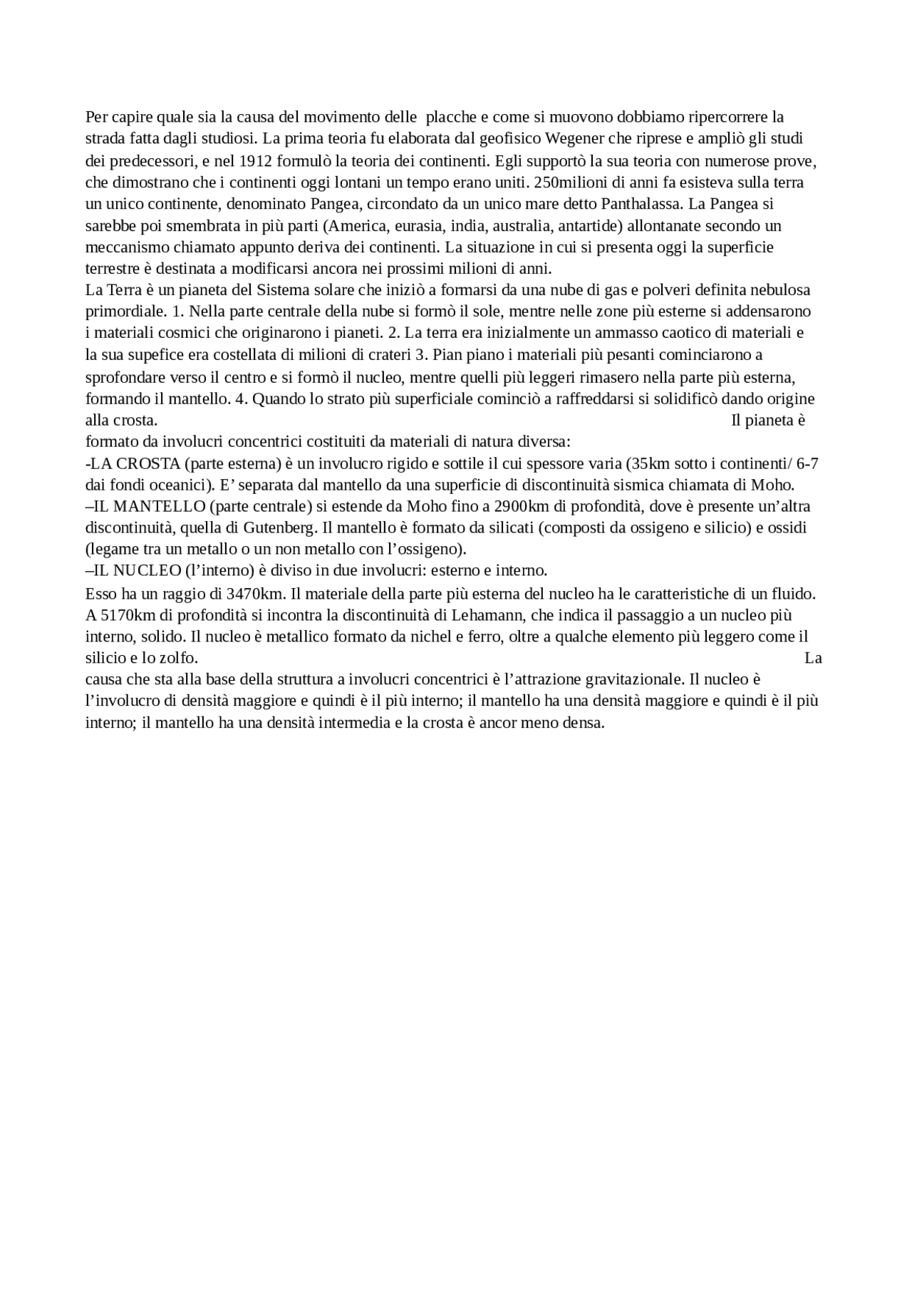 Tettonica Delle Placche Docsity