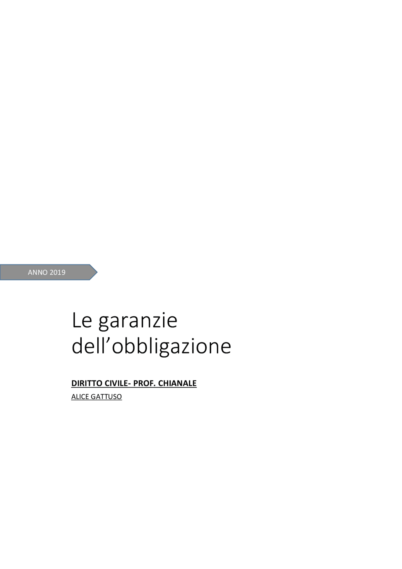 Appunti Diritto Civile Prof Chianale Docsity