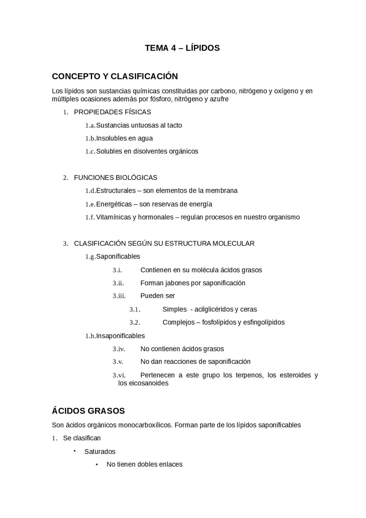 Biología Los Lípidos Docsity