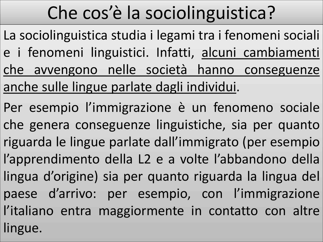 Dispense Per Esame Di Sociolinguistica Docsity