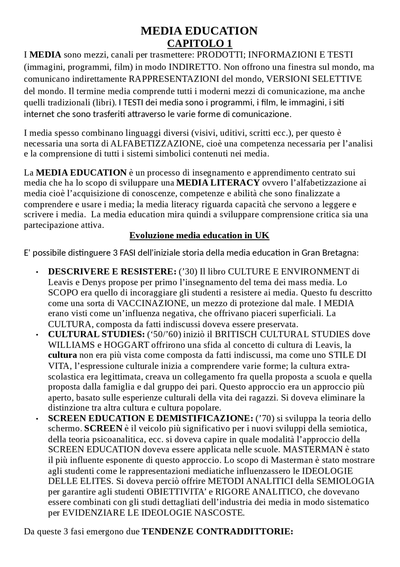 Media Education Alfabetizzazione, apprendimento e cultura contemporanea ...