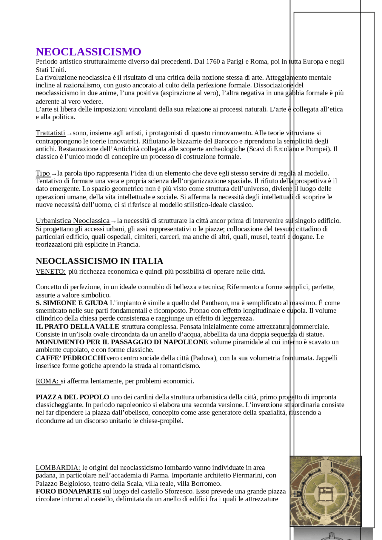 Neoclassicismo In Architettura Docsity