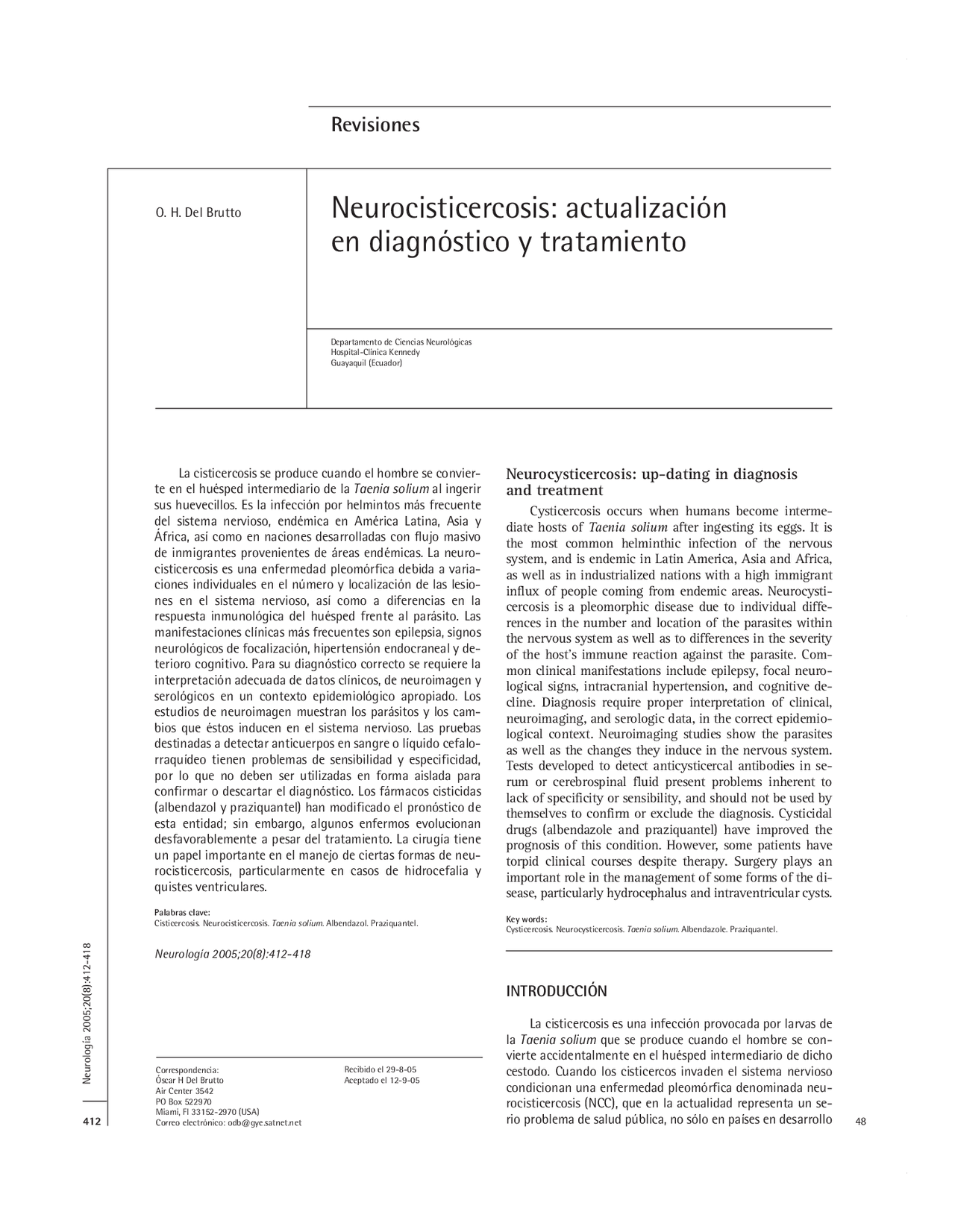 Tratamiento De Neurocisticercosis Docsity