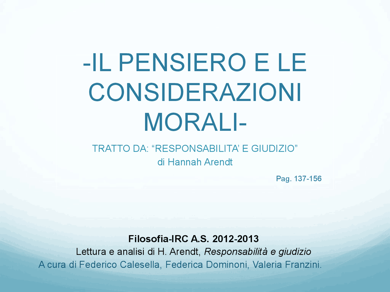 Responsabilità E Giudizio Docsity