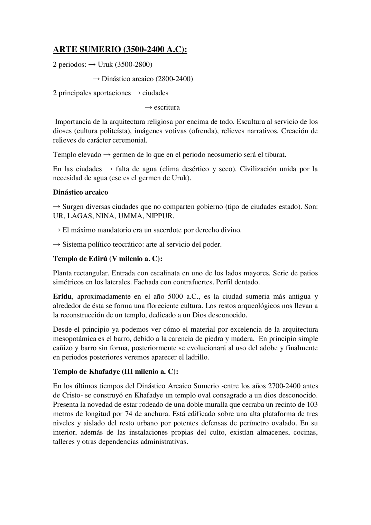 Parte Próximo Oriente Apuntes Docsity