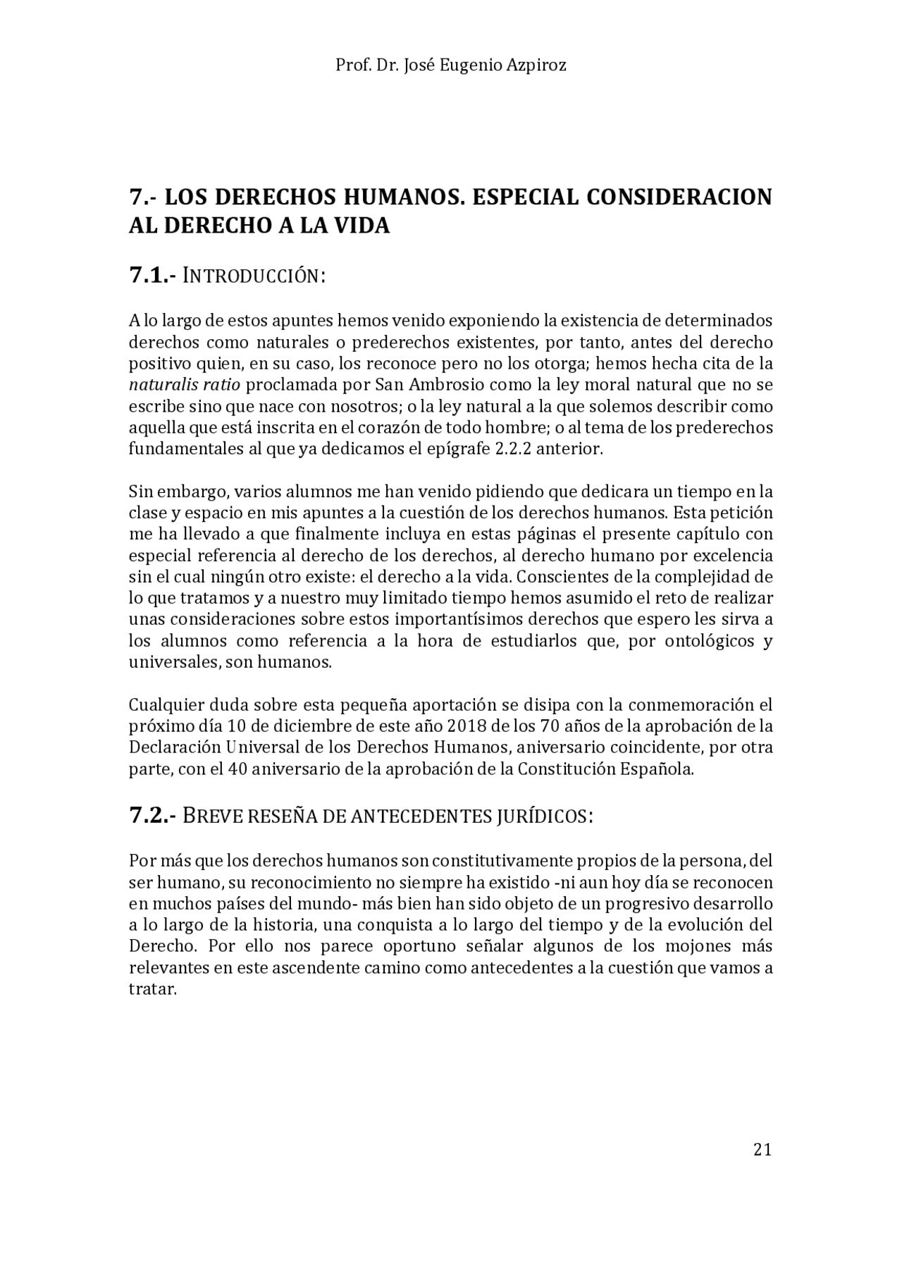 Tema 4: Derechos humanos - Docsity