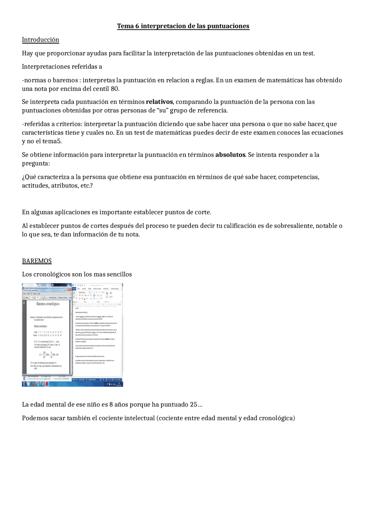 Apuntes Psicometría Tema 6 Docsity