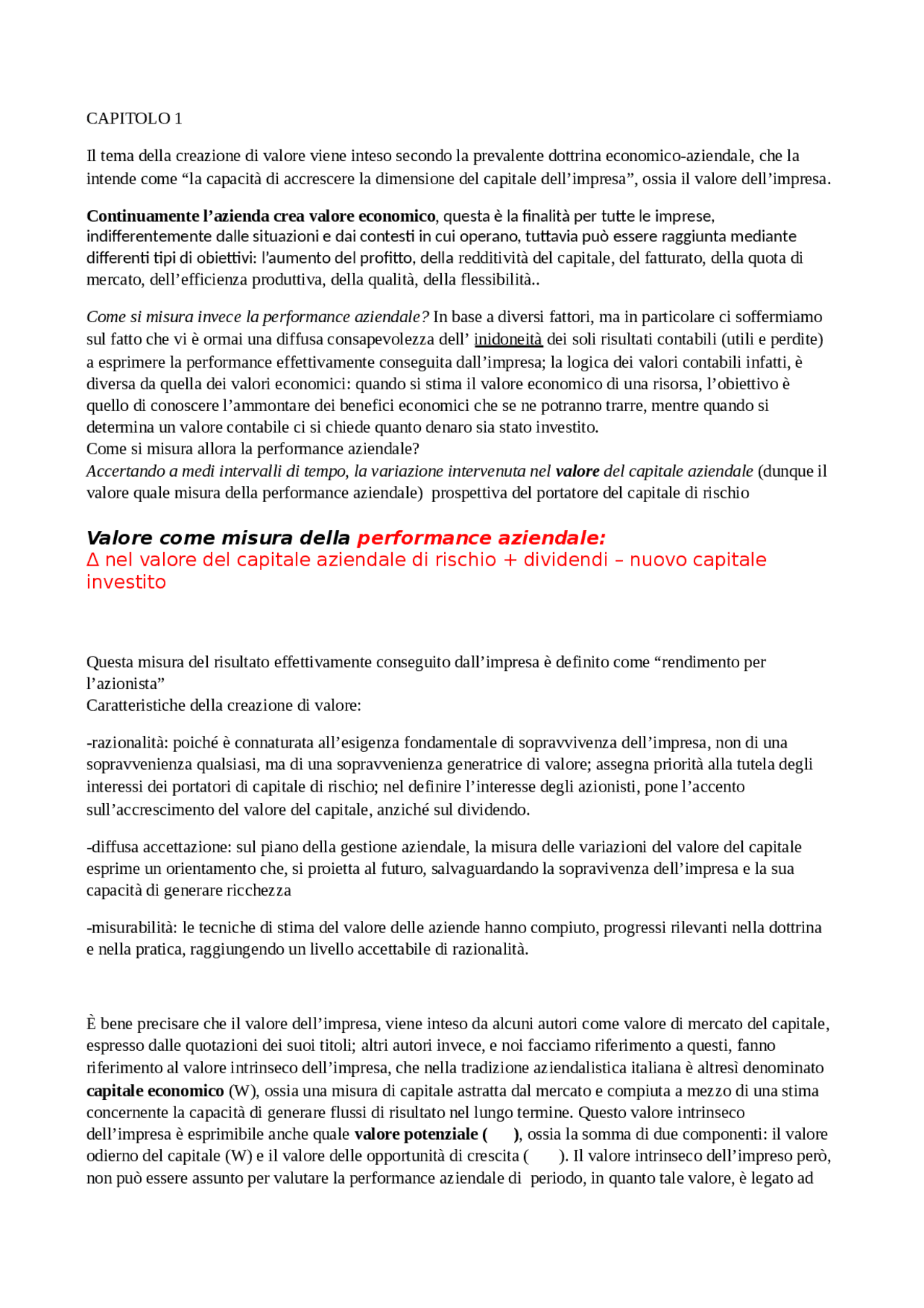 Riassunti Cap 1 E 2 Customer Value Docsity