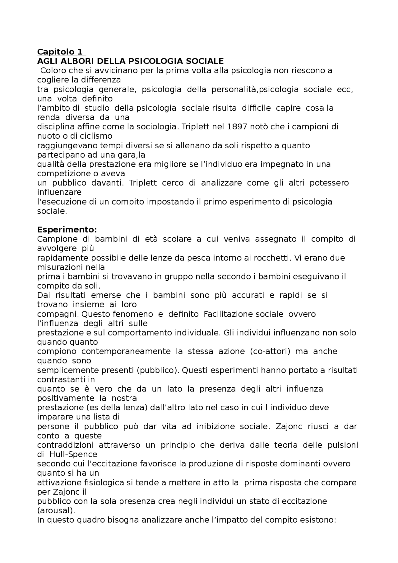 Manuale Psicologia Sociale Docsity