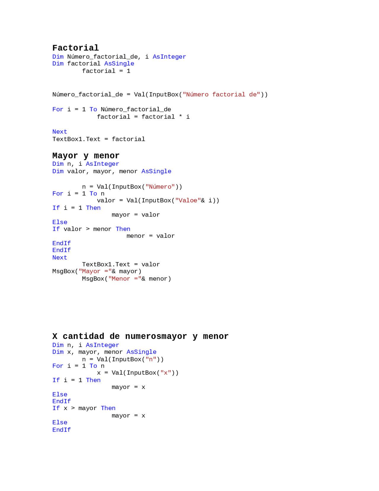 Programación Visual Basics Docsity