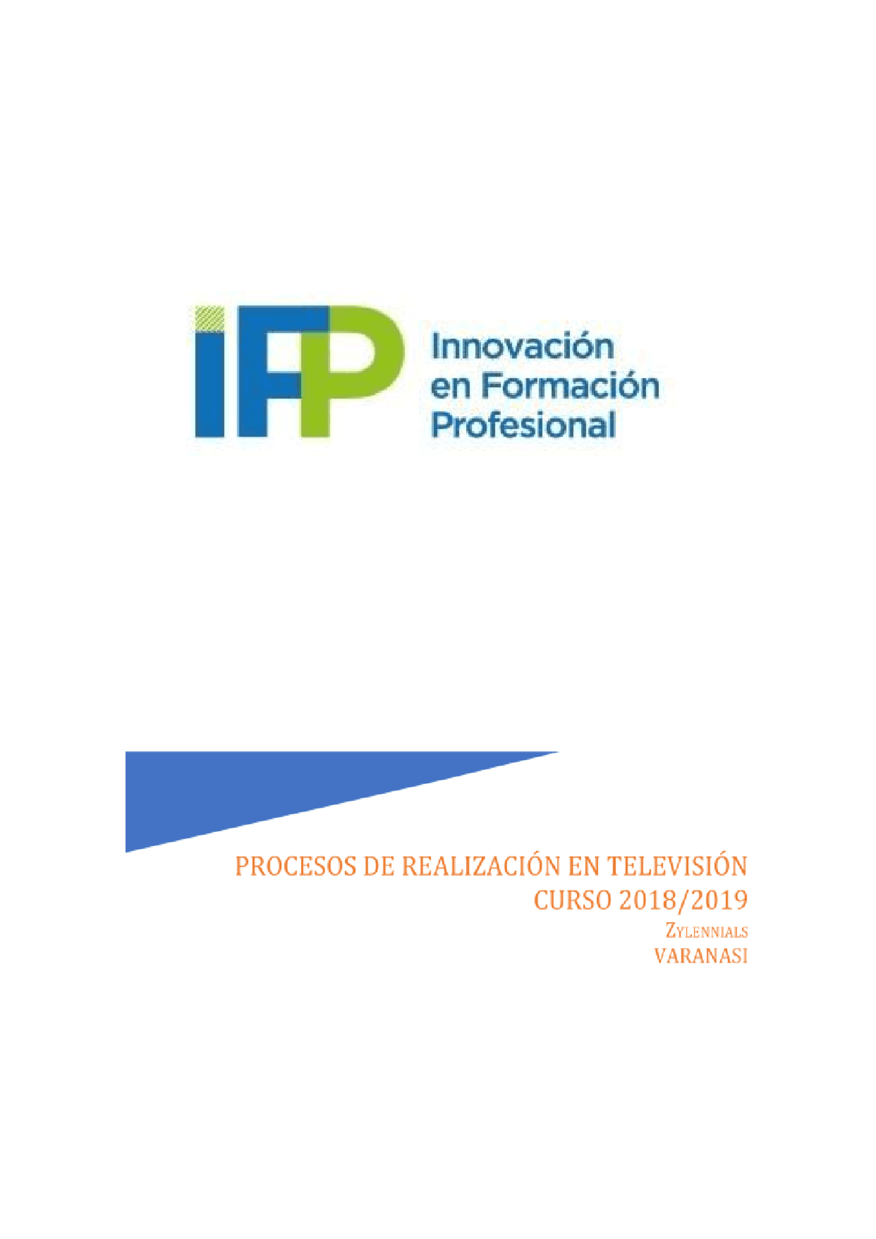 Dossier proyecto television - Docsity