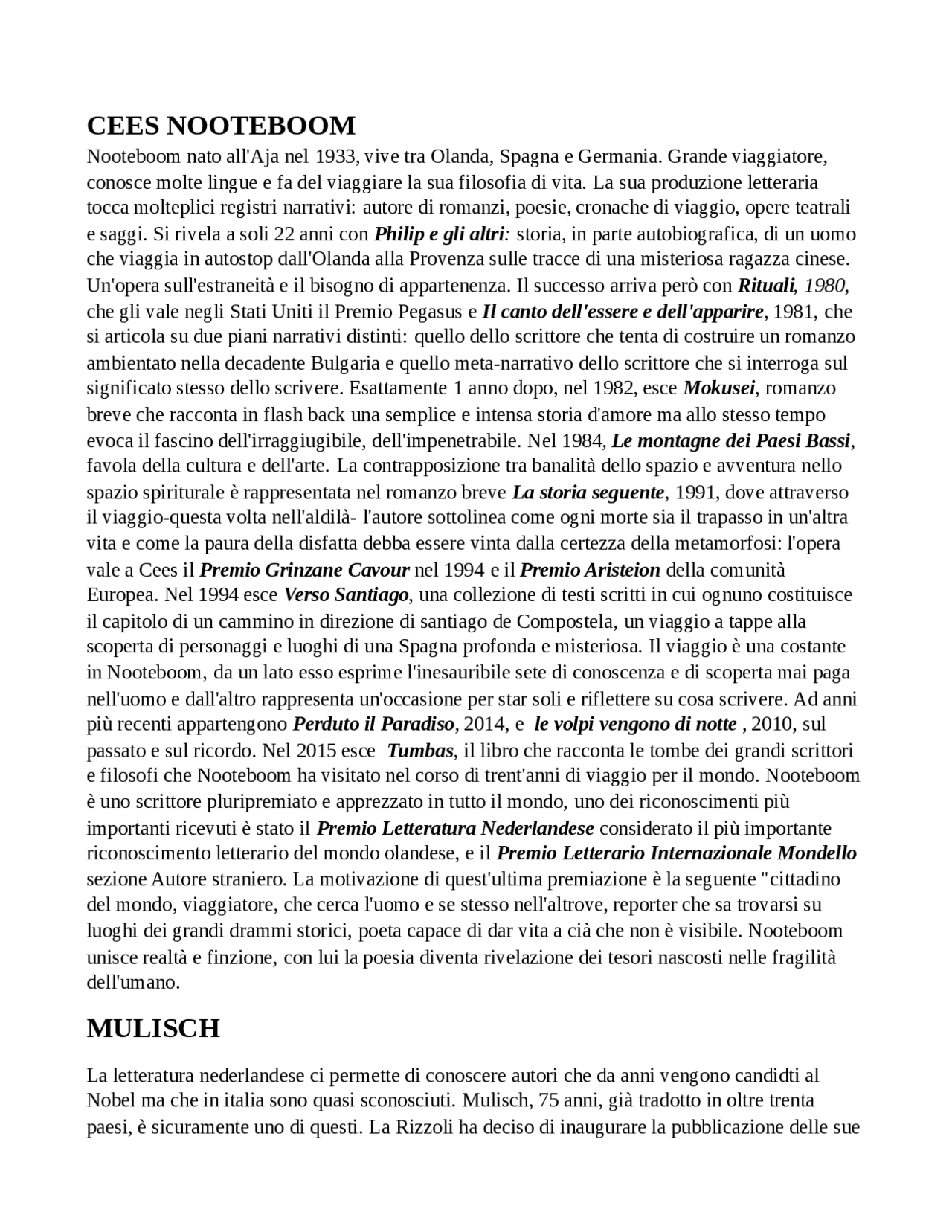 Appunti Delle Lezioni Docsity