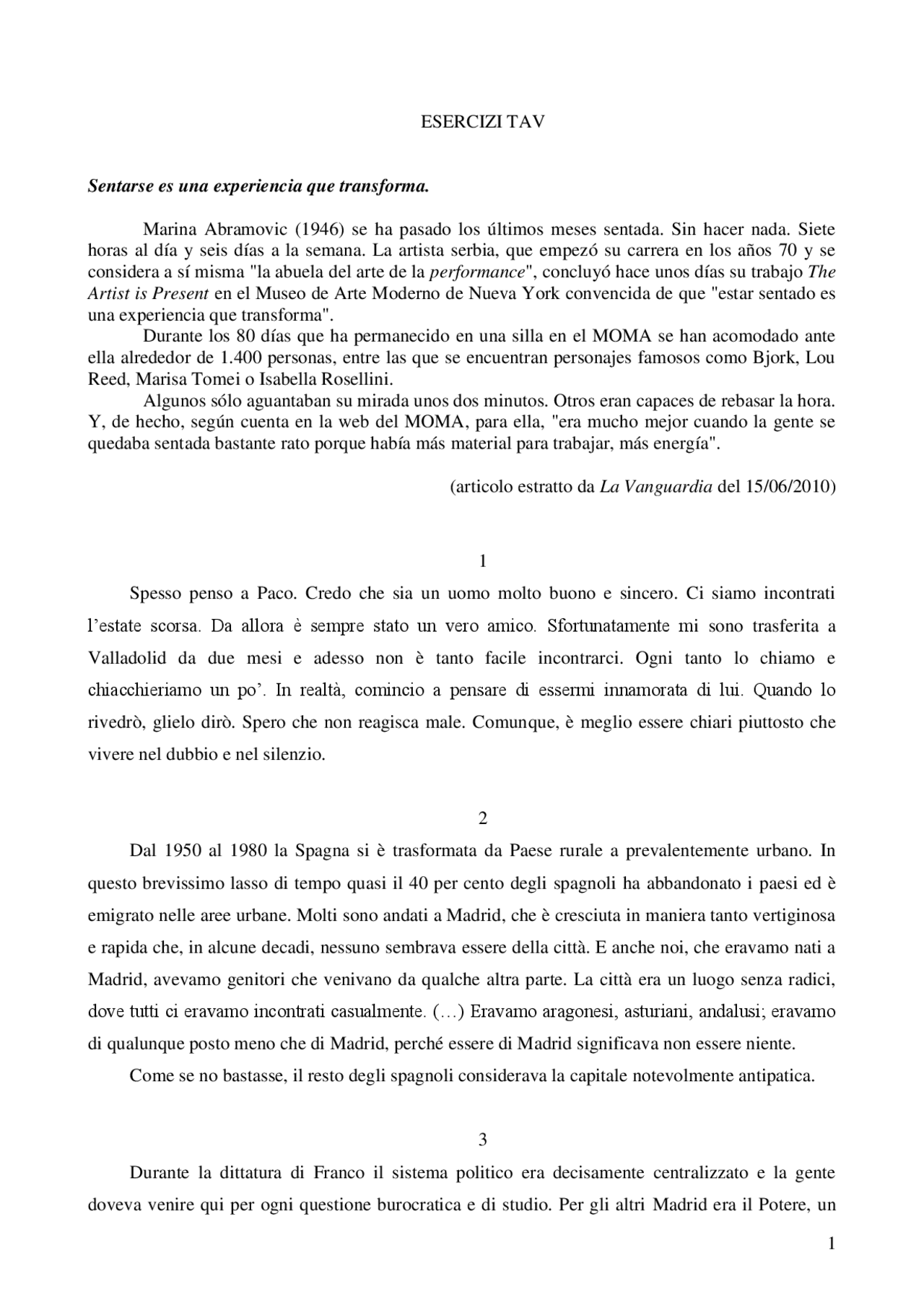 Traduzione Attiva E Passiva Appunti Di Lingua Spagnola Docsity