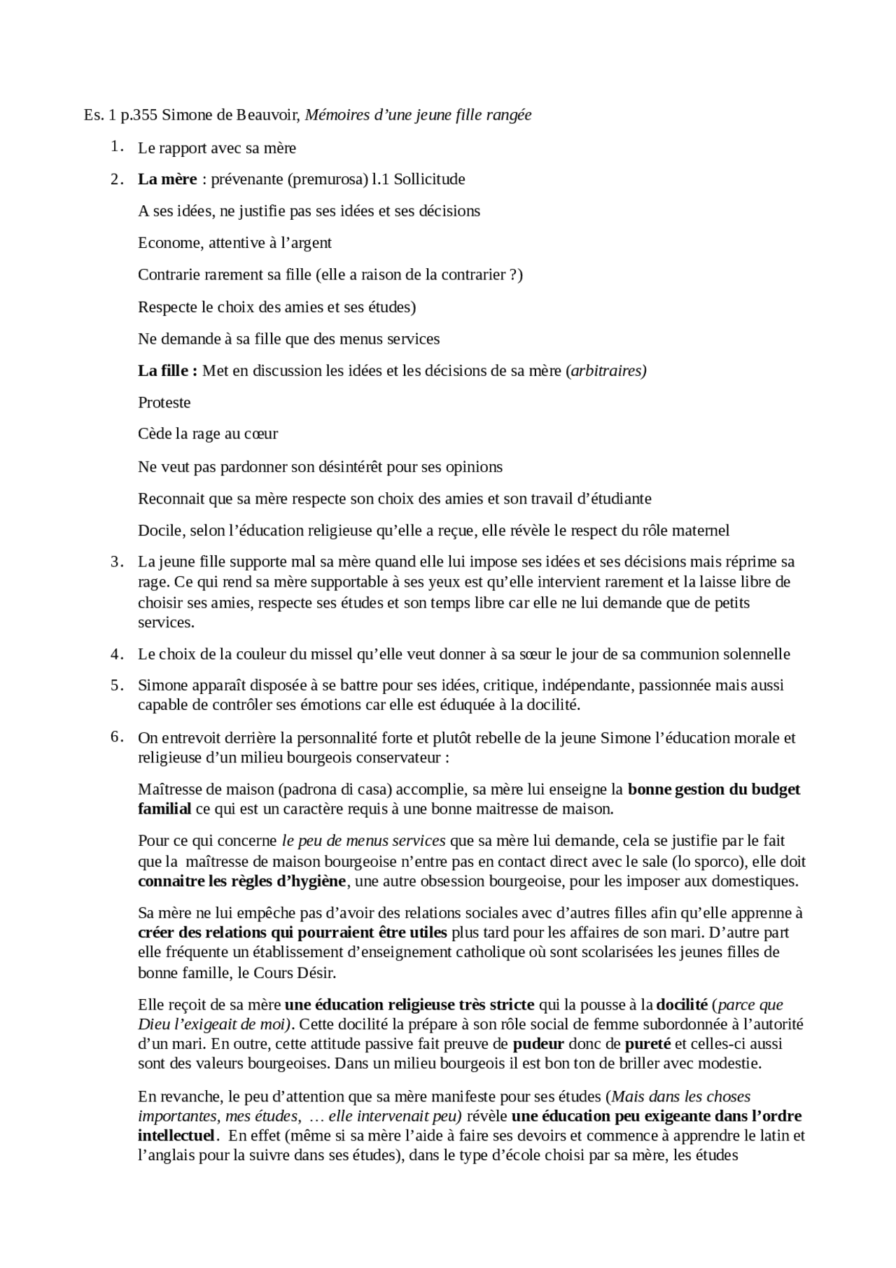 Simone De Beauvoir Femminista Docsity
