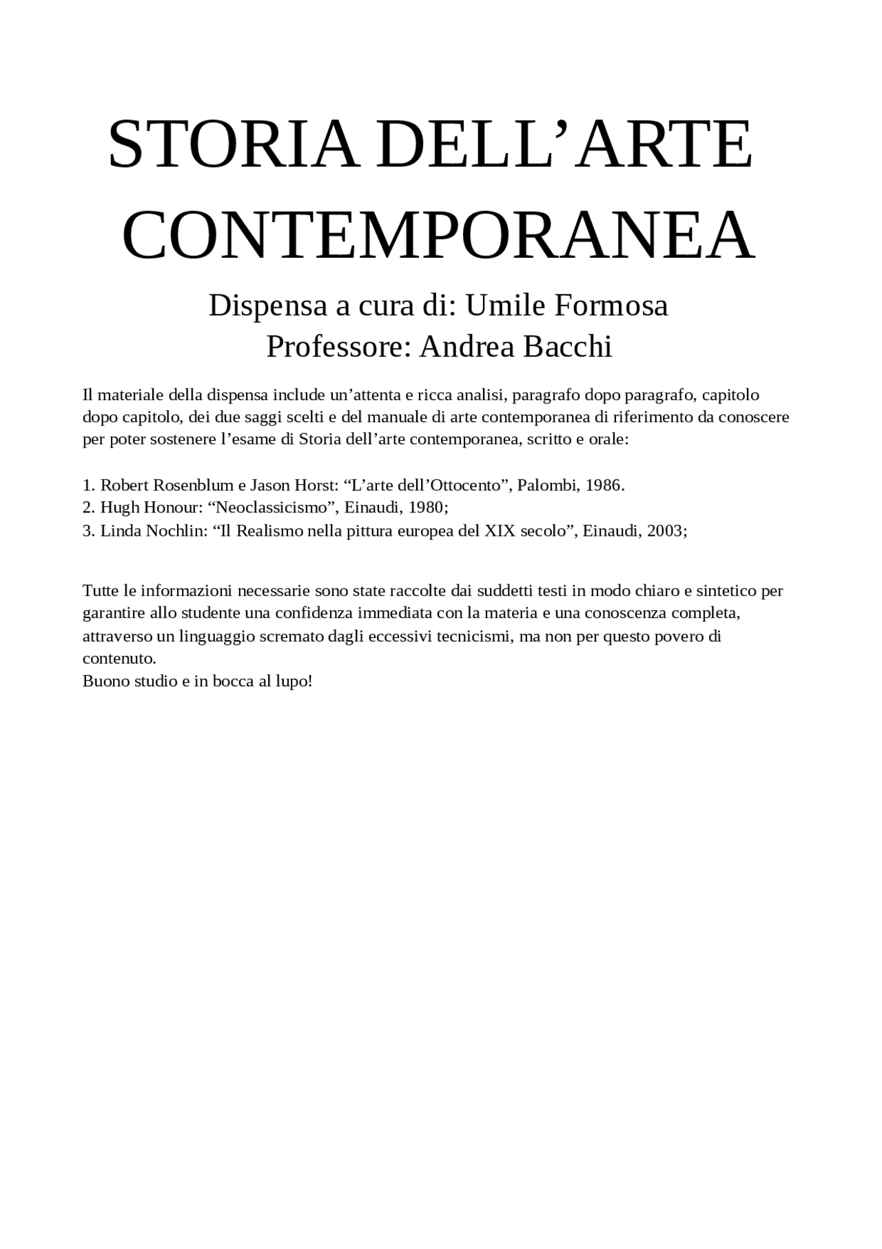 Hugh Honour Neoclassicismo Torino Einaudi 1980 Docsity