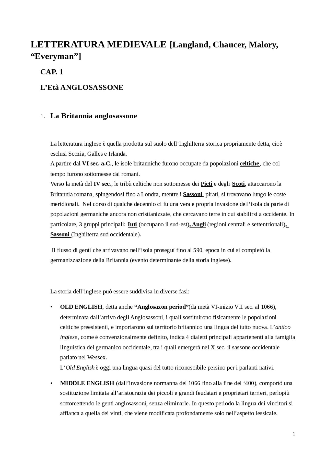 Manuale Bertinetti Volume 1 Docsity