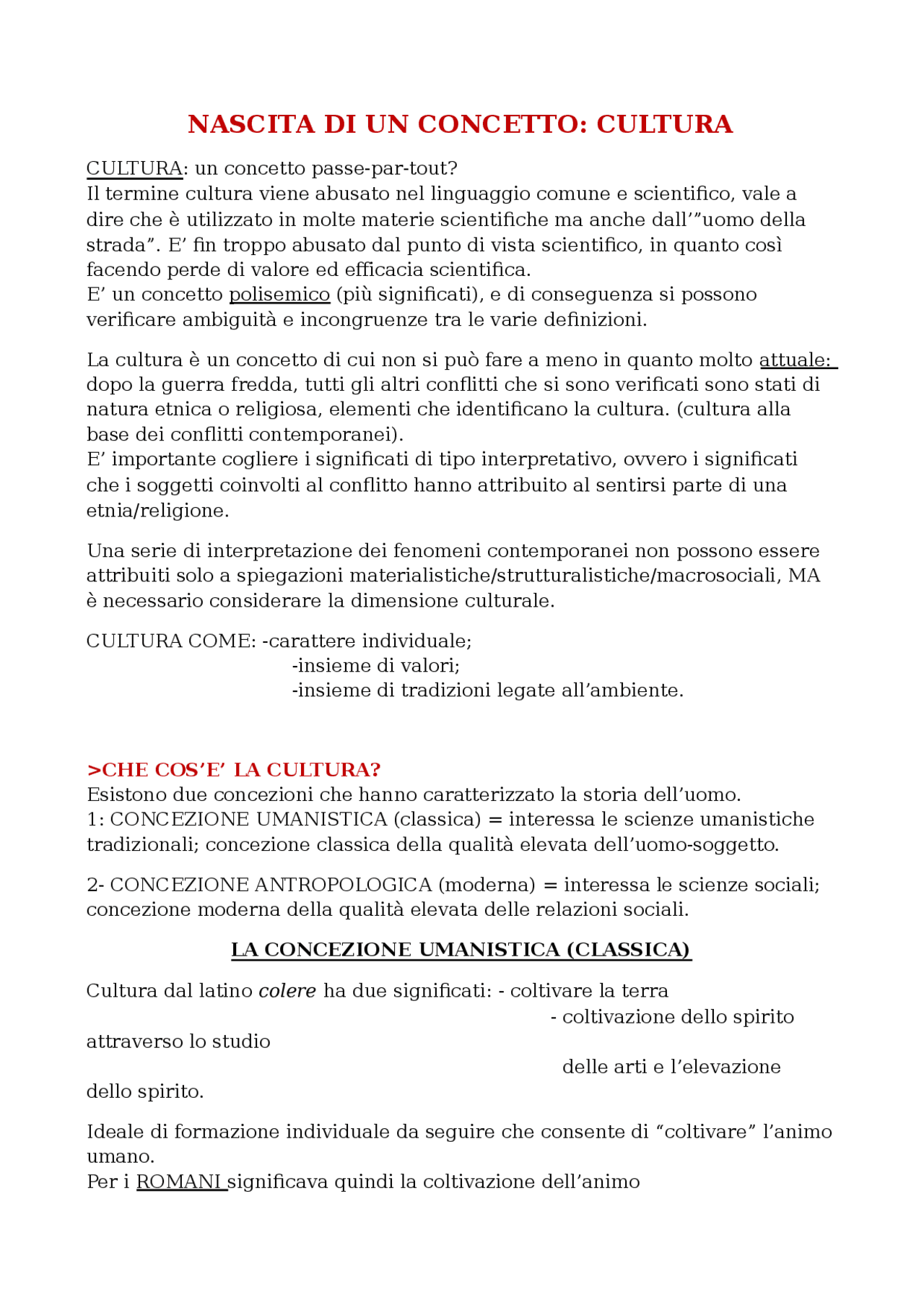 Sociologia Secondo Modulo Profssa Camozzi Docsity