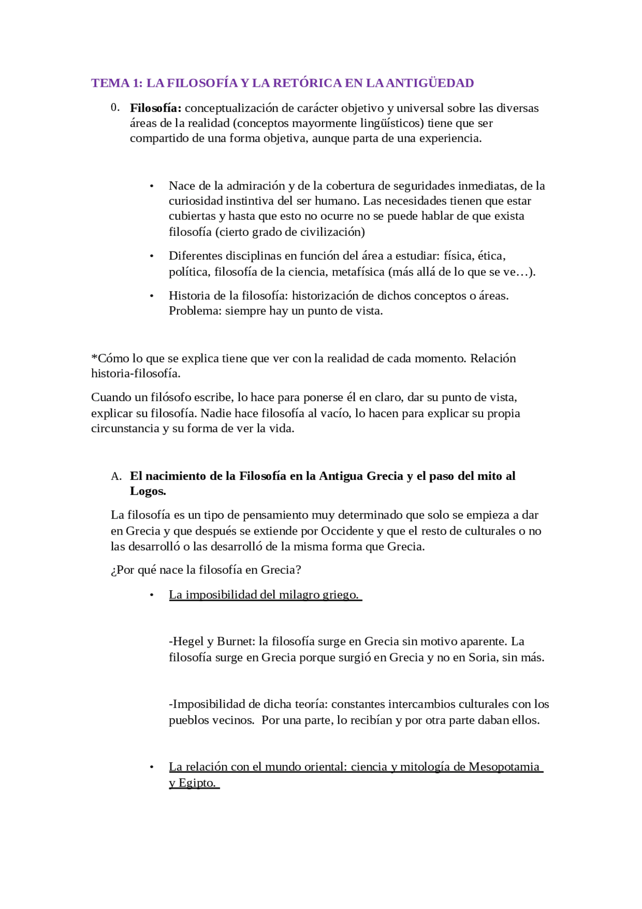 Filosofía y Retórica - Docsity