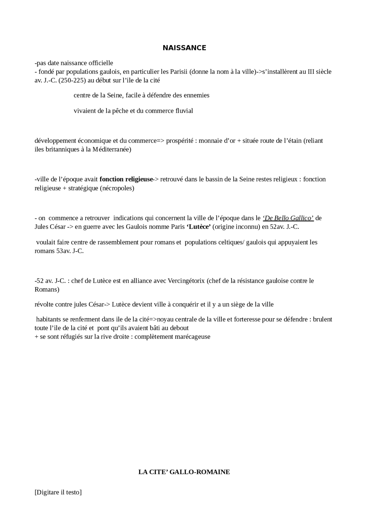 Appunti Langue Française 2 Docsity