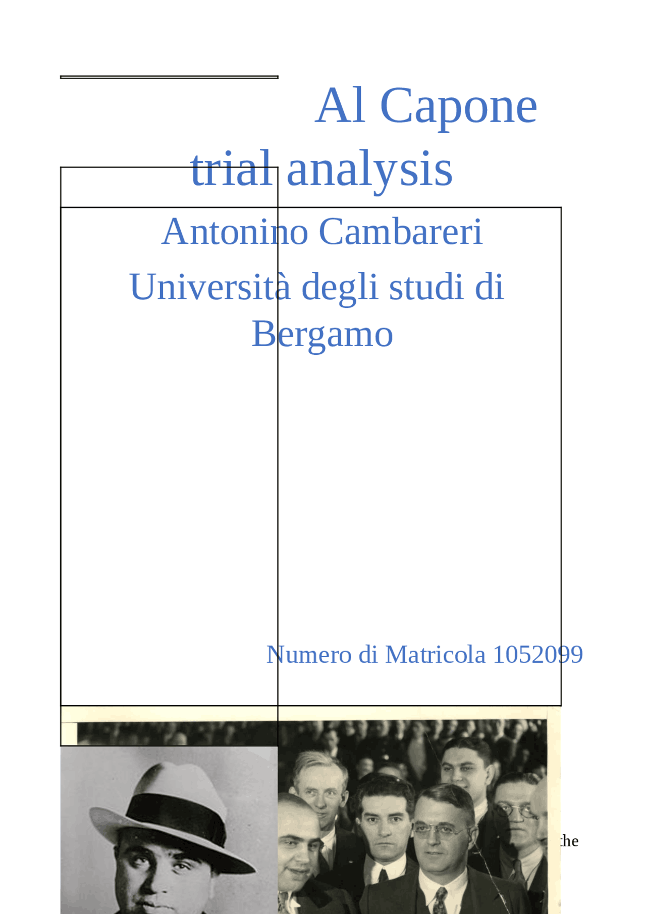 Al Capone Trial analysis - Docsity