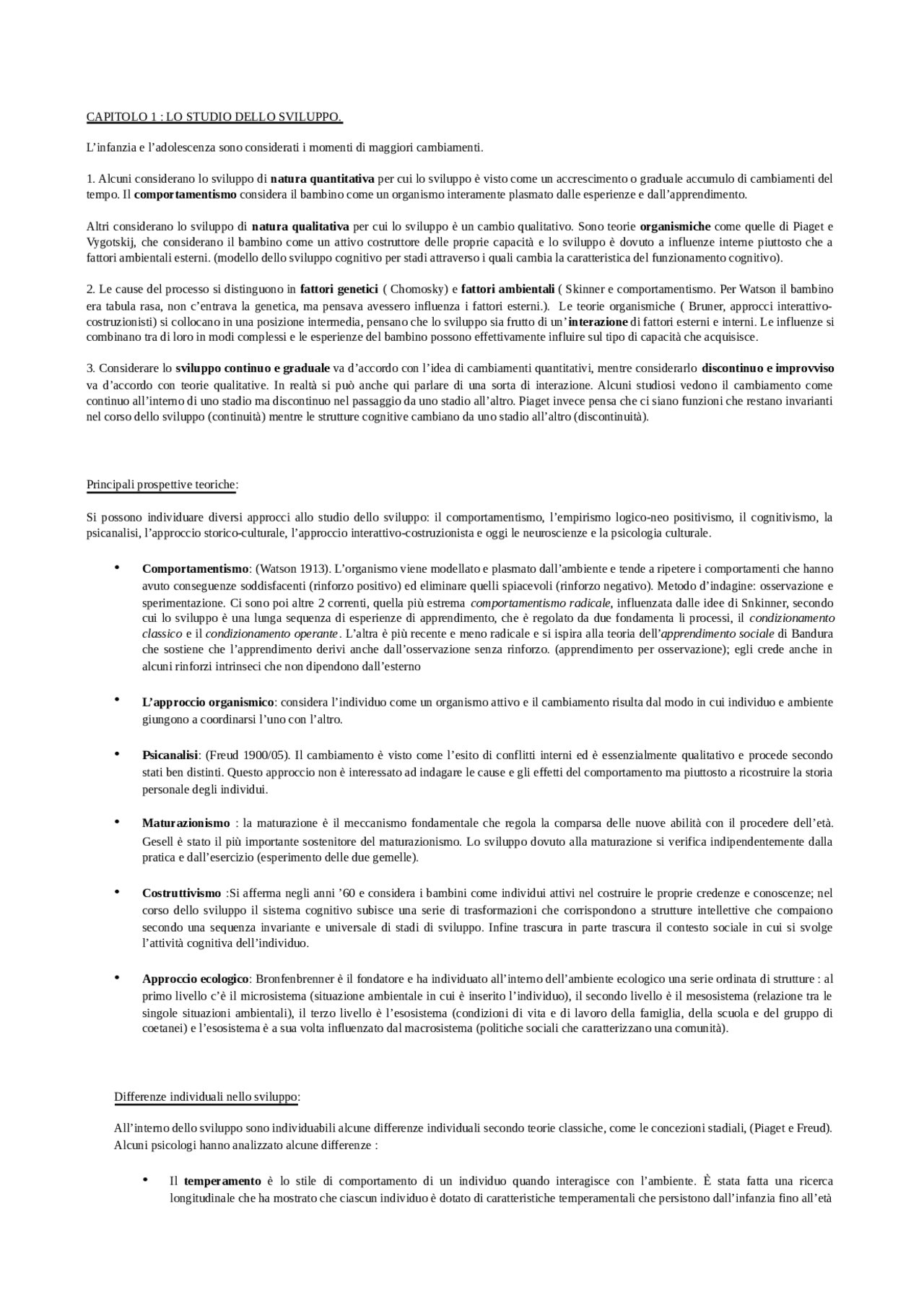 Psicologia Dello Sviluppo Camaioni Di Blasio Docsity