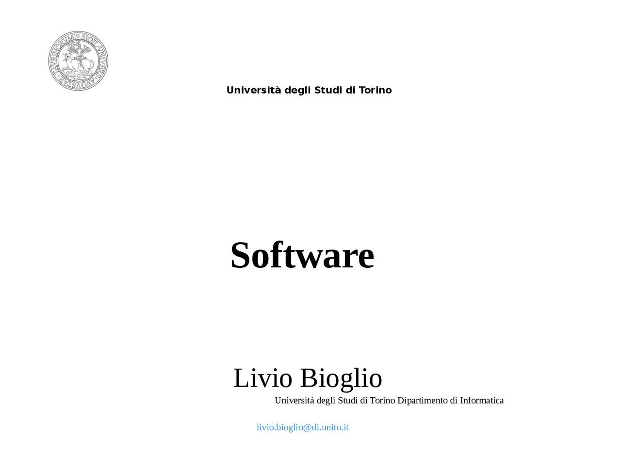 Informatica Generale Docsity