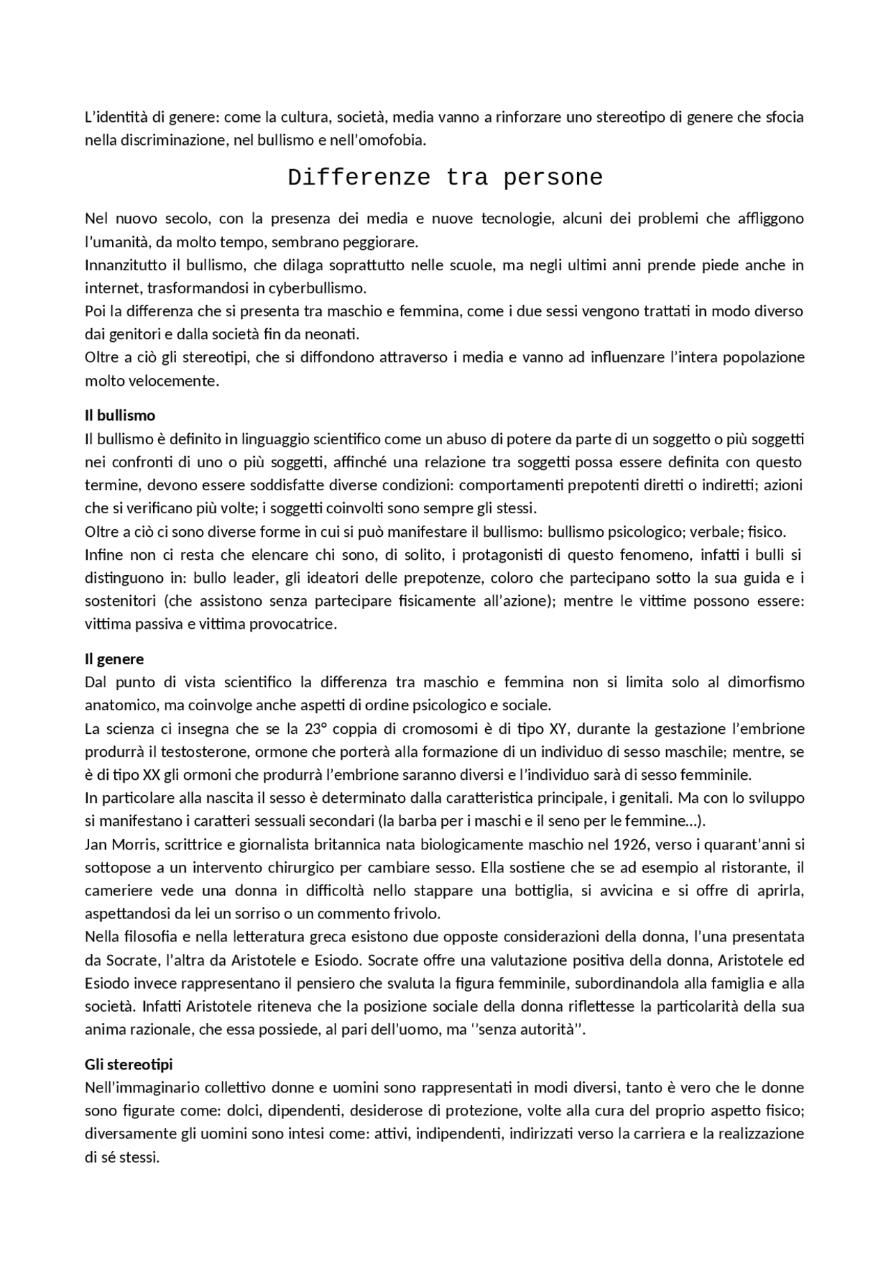 Tesina Di Sociologia Docsity