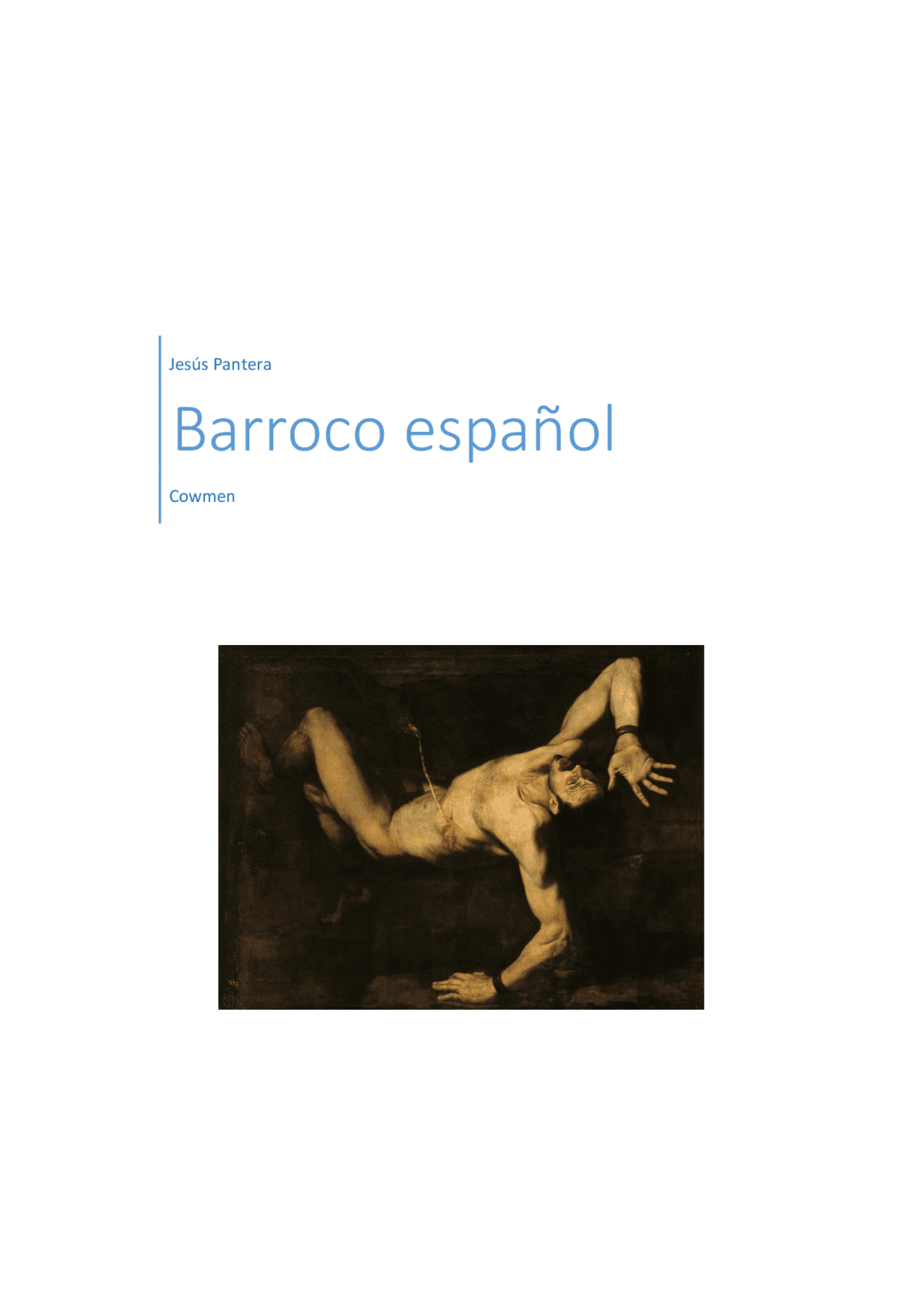 Arte Barroco Español - Docsity