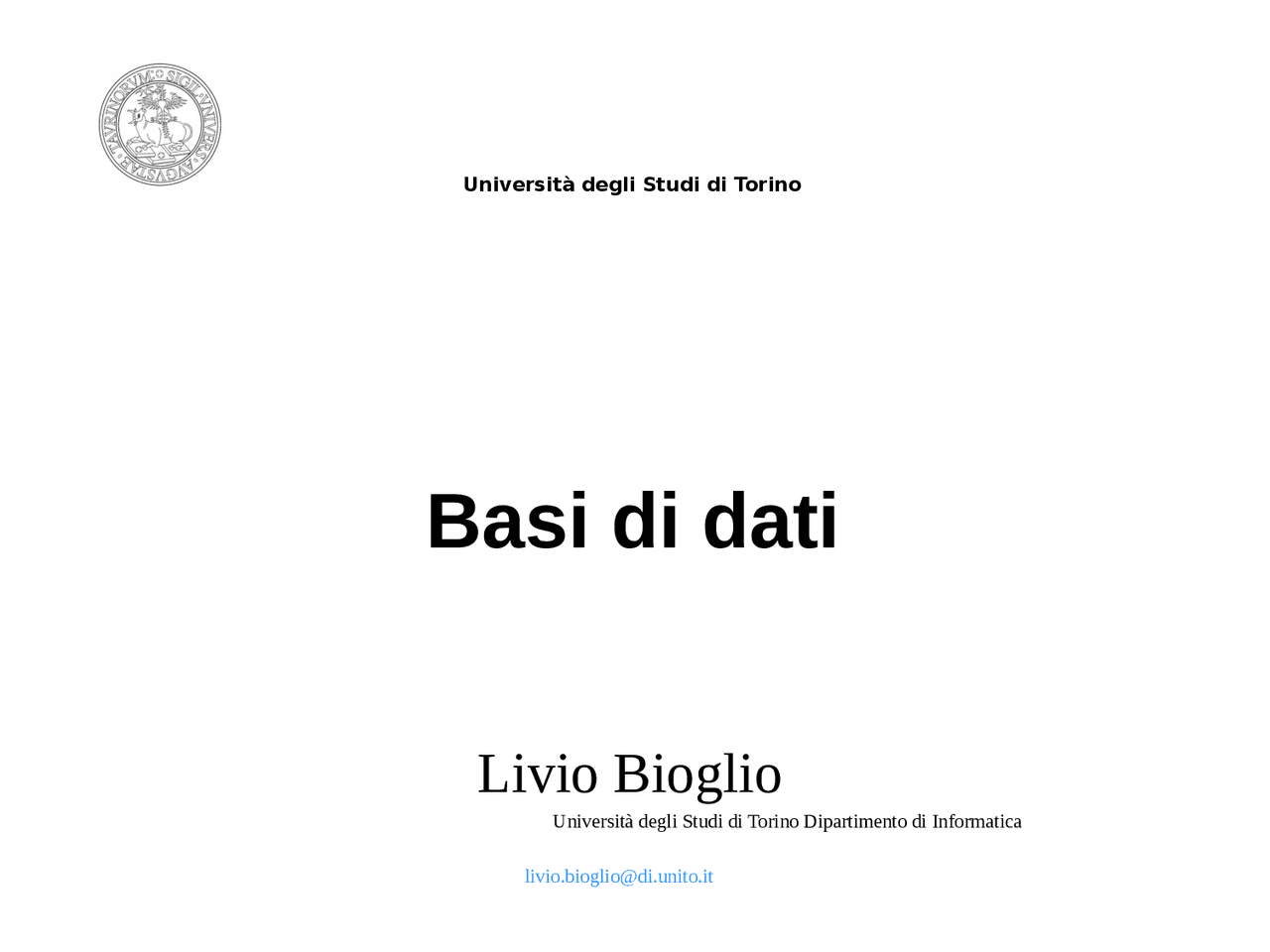 Informatica Generale Docsity
