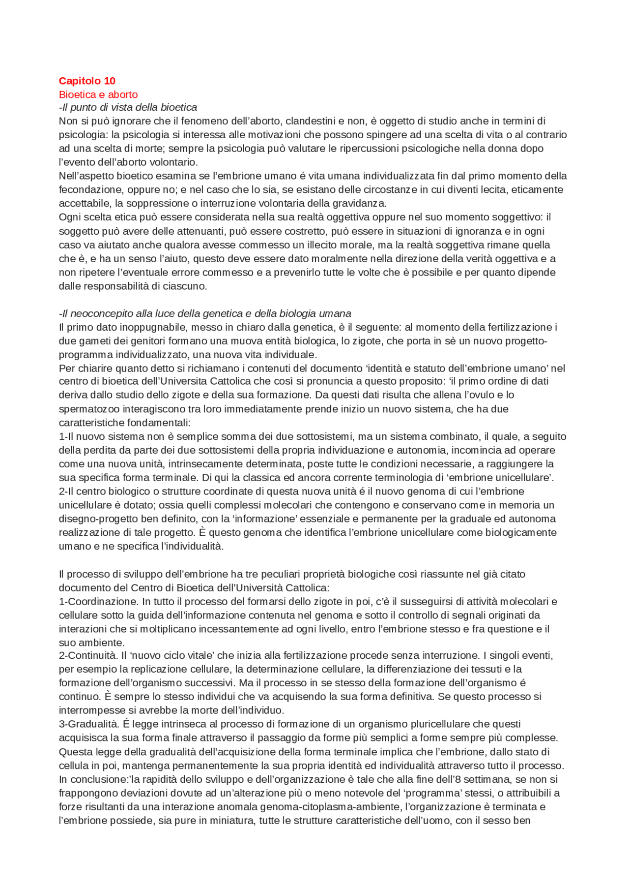 Manuale Di Bioetica Docsity