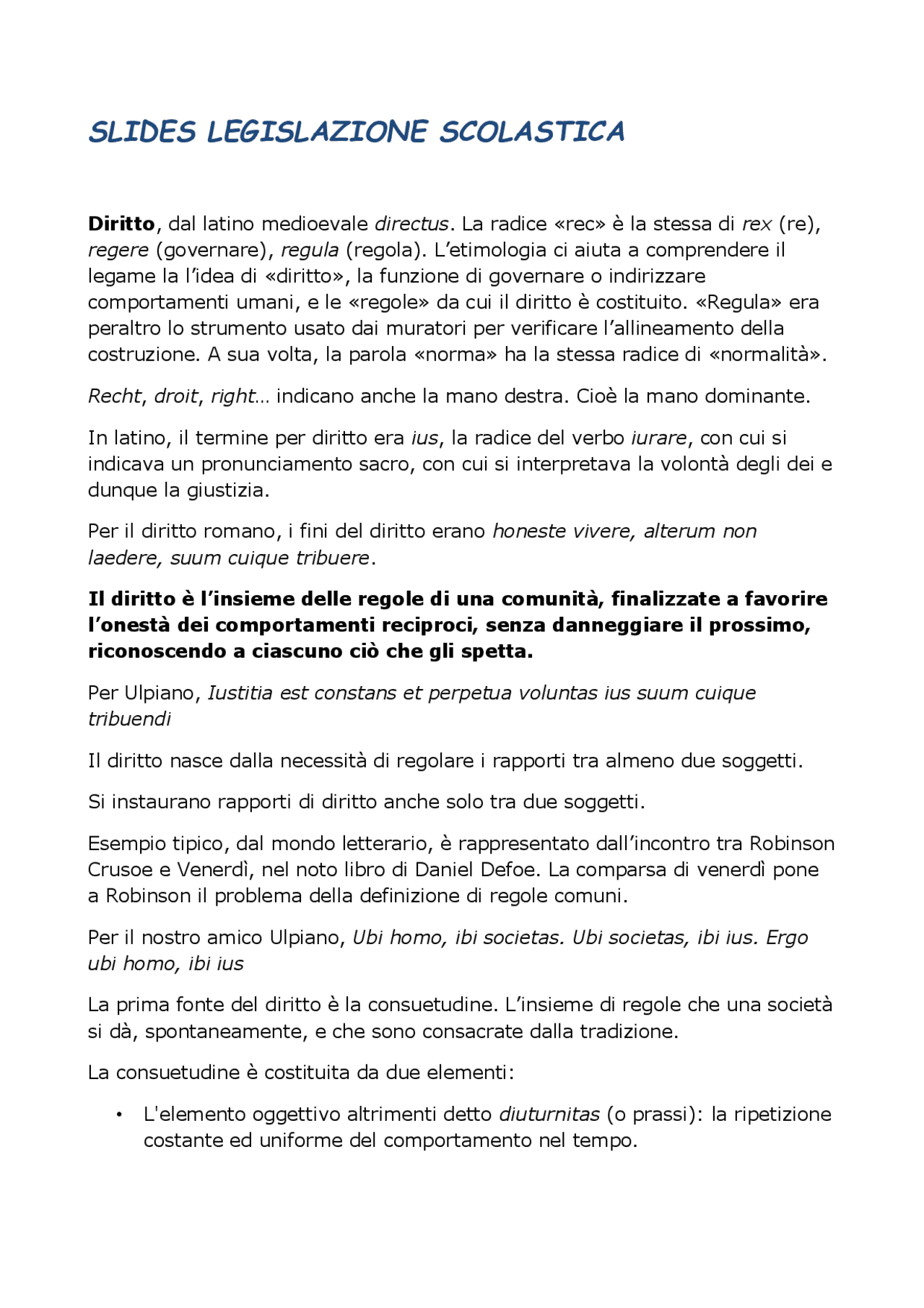 Riassunto Legislazione Scolastica Bruschi Docsity