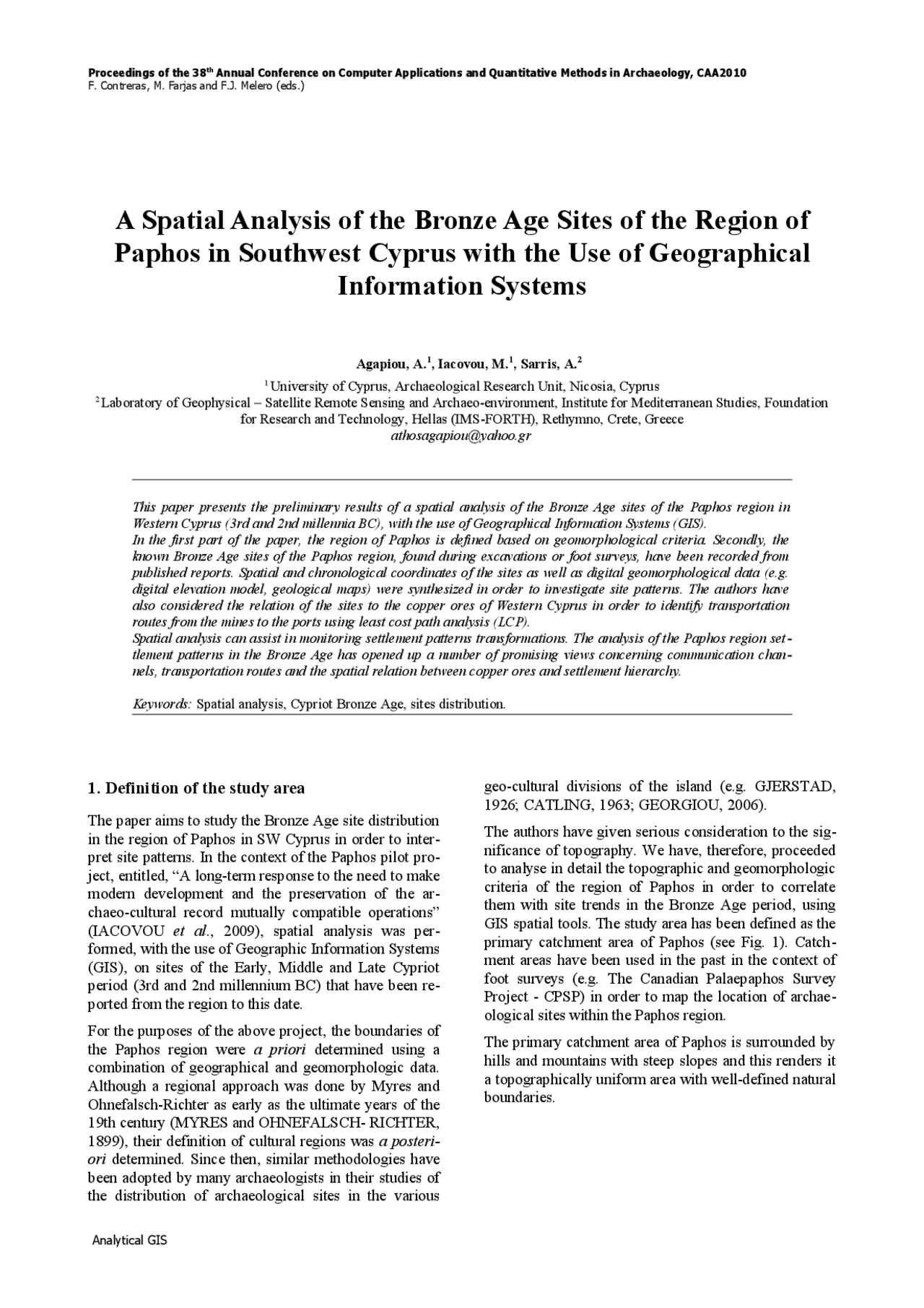 Site Spatial Analysis Docsity