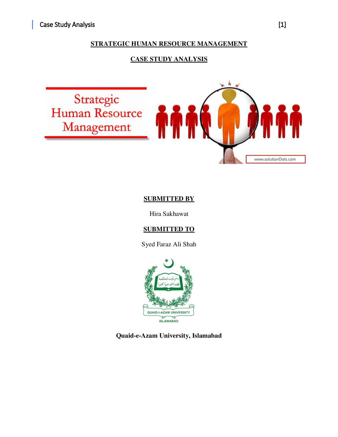 Strategic Human Resource Management Process - Docsity