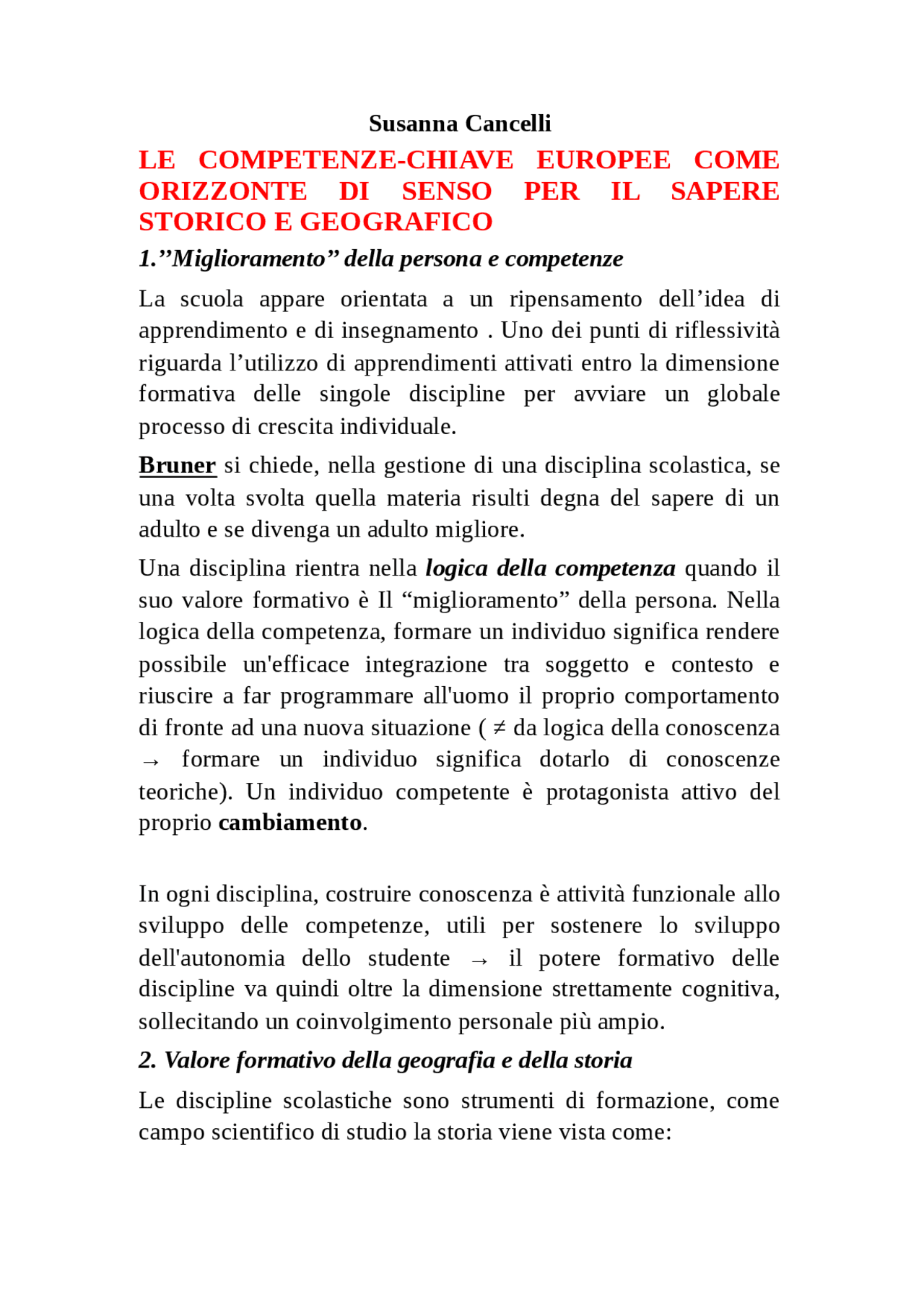 Spazi E Tempi Di Cittadinanza Cap 4 Docsity