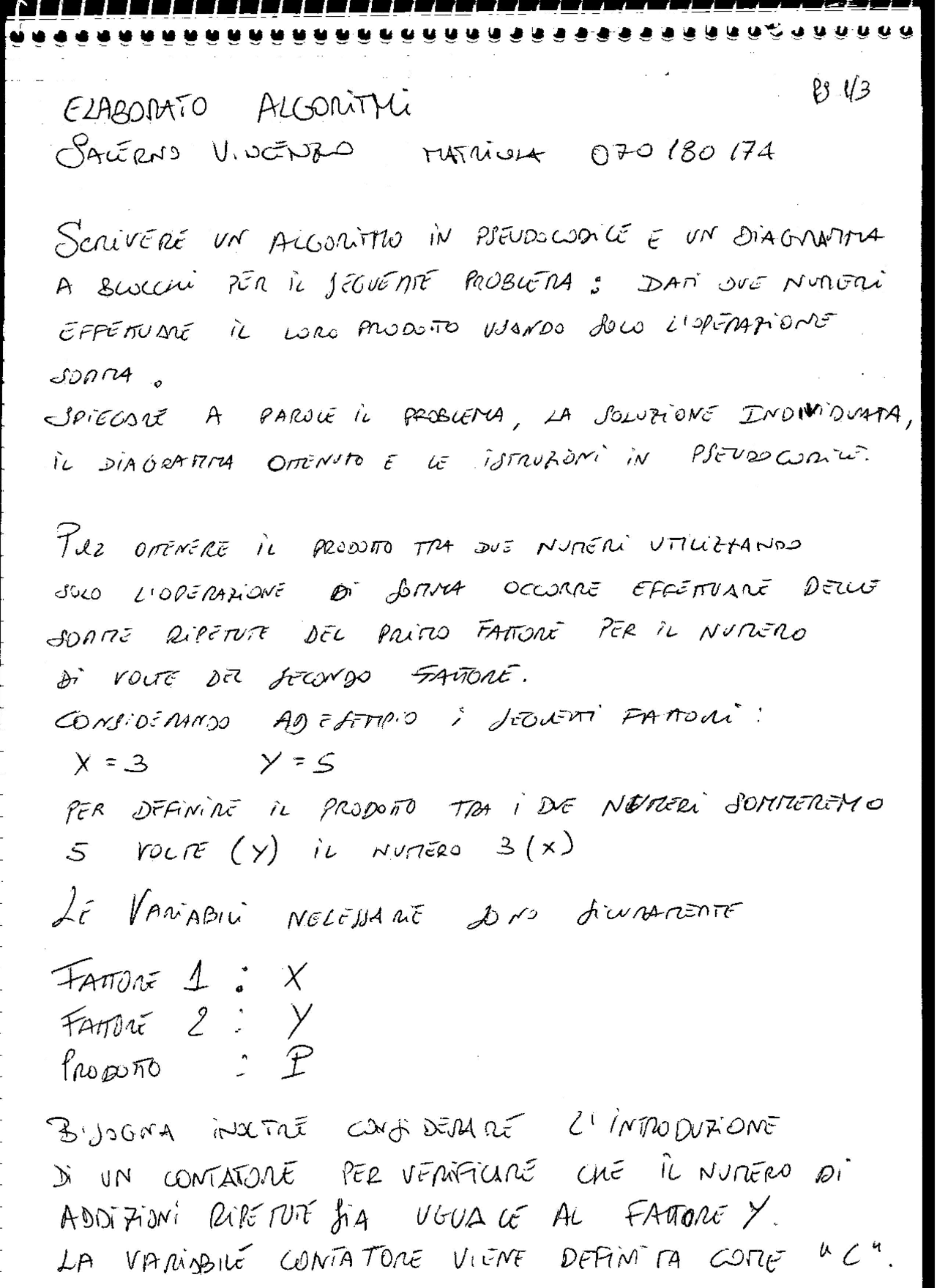 Elaborato Sistemi Unipegaso Algoritmi Docsity