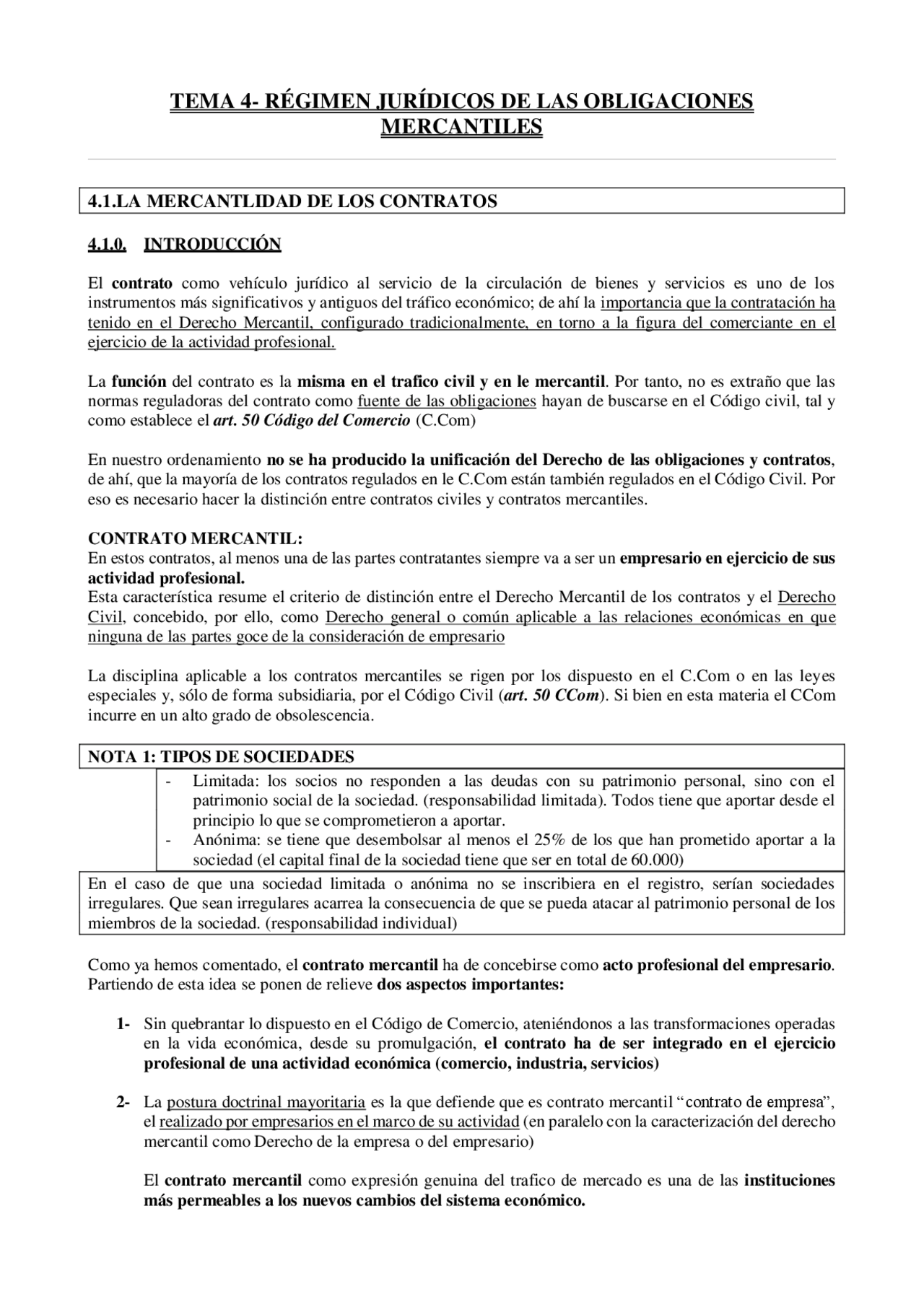 Apuntes Derecho Mercantil Docsity