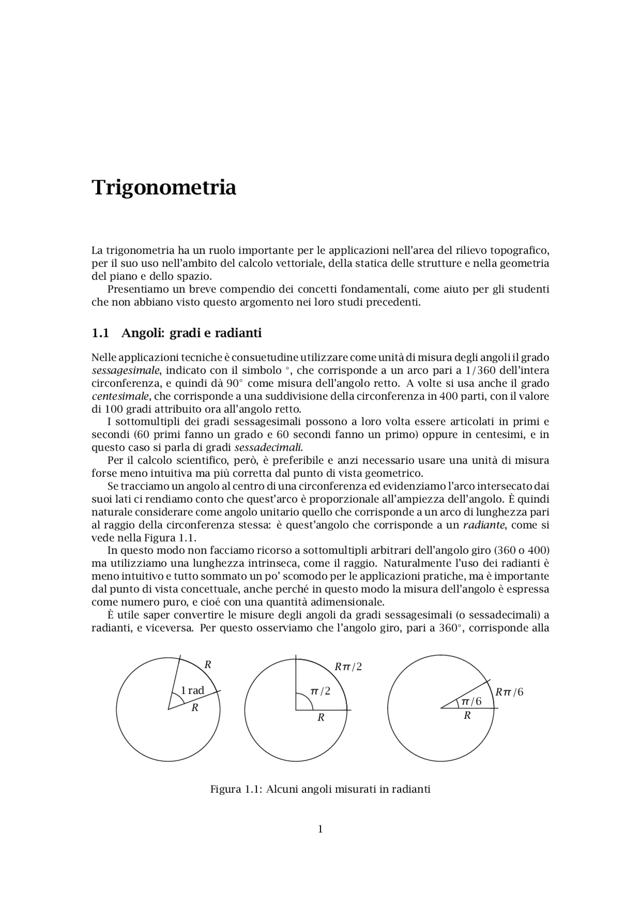 Trigonometria Formule Esempi Esercizi Docsity