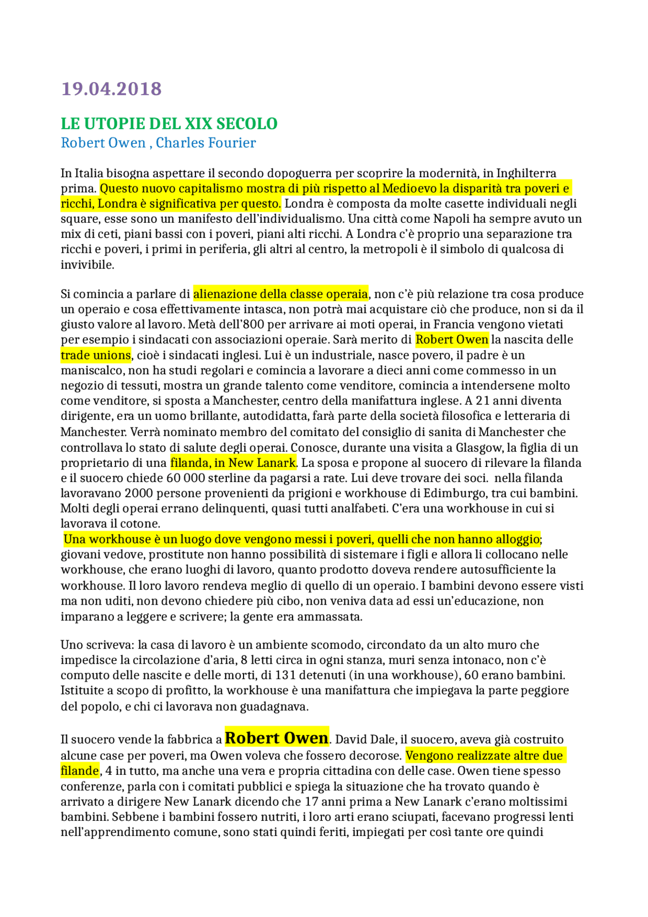 Le Utopie Del Xix Secolo Appunti Di Storia Dellarchitettura I Docsity