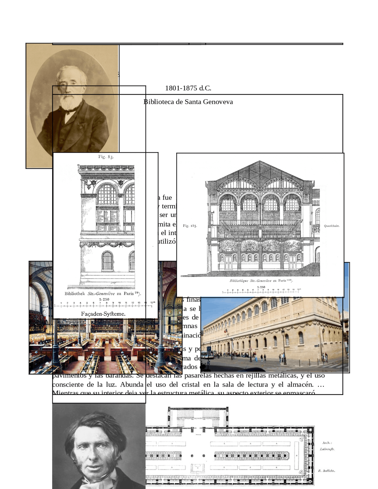 Henri Labrouste fue un Arquitecto francés de la famosa Escuela de ...