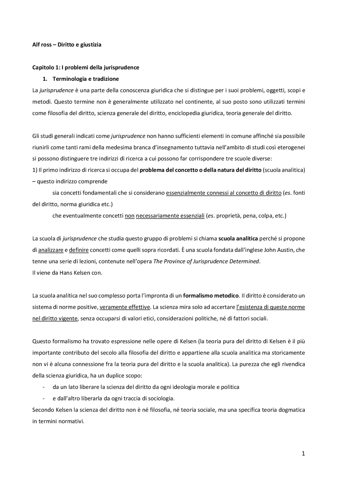 Alf Ross Diritto E Giustizia Docsity